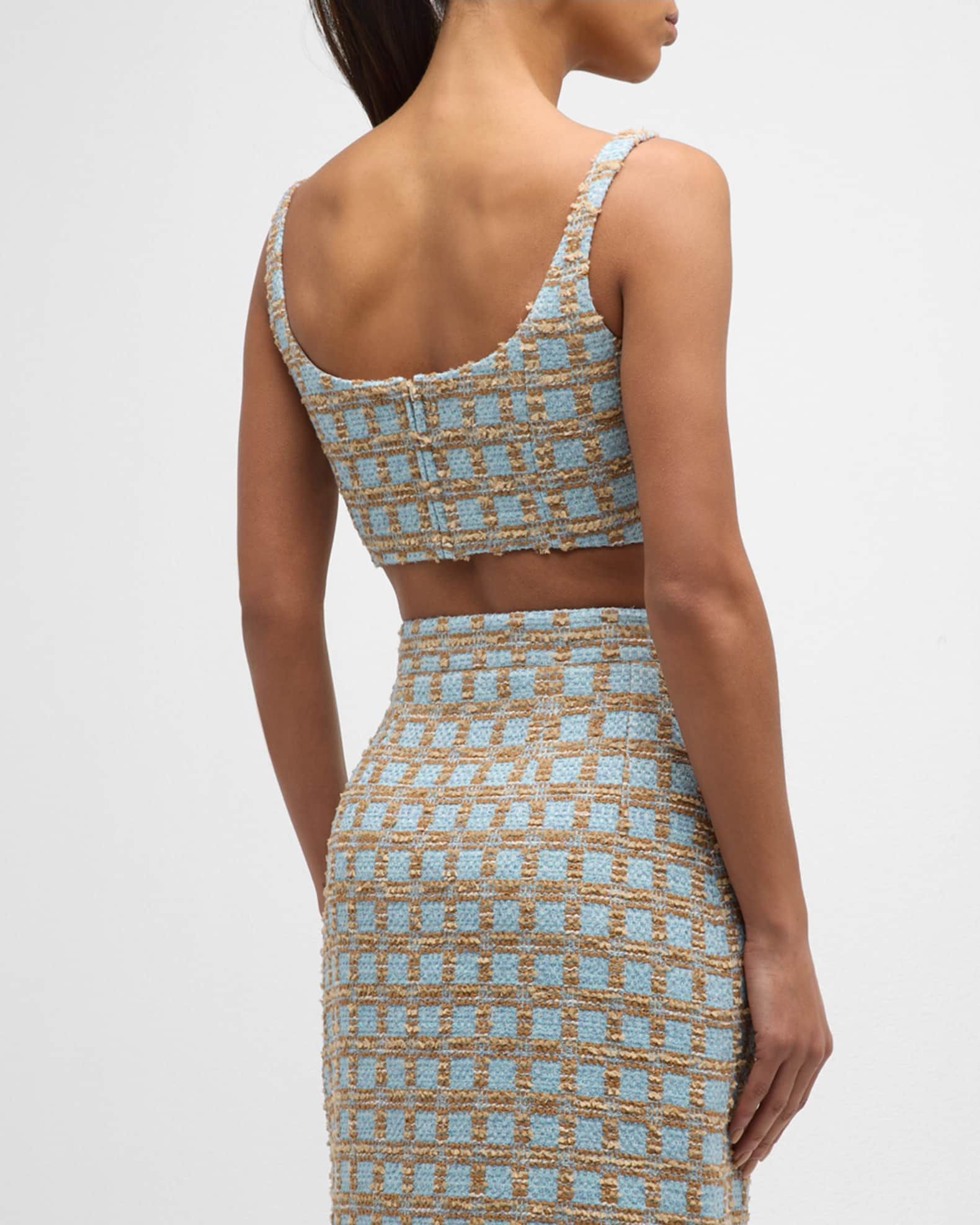 Boucle Check Collection | Neiman Marcus