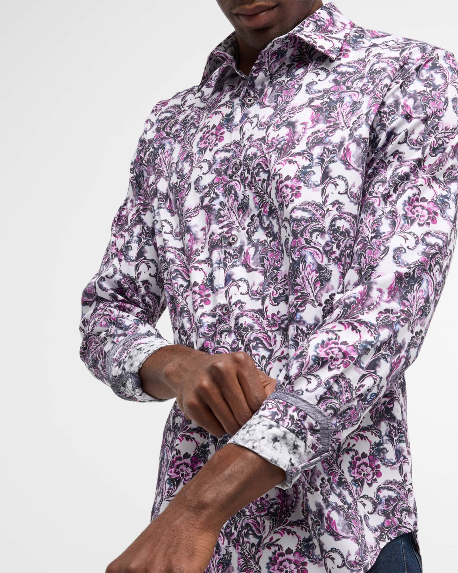 Robert Graham Men's Cicco Paisley Button-Down Shirt | Neiman Marcus