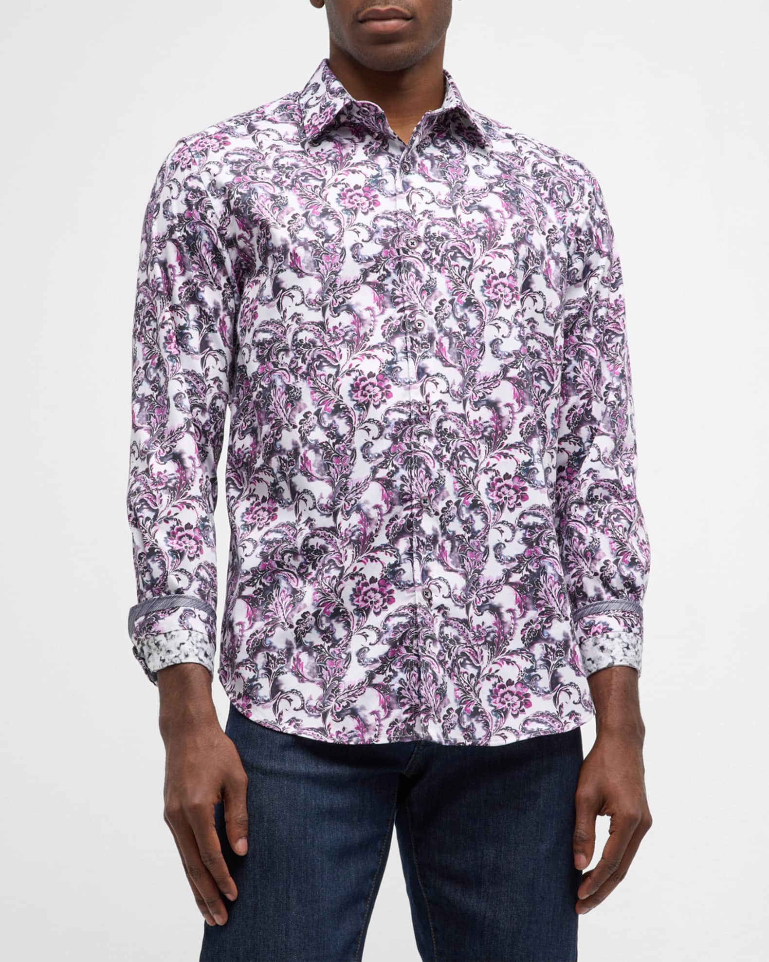 Robert Graham Men's Cicco Paisley Button-Down Shirt | Neiman Marcus