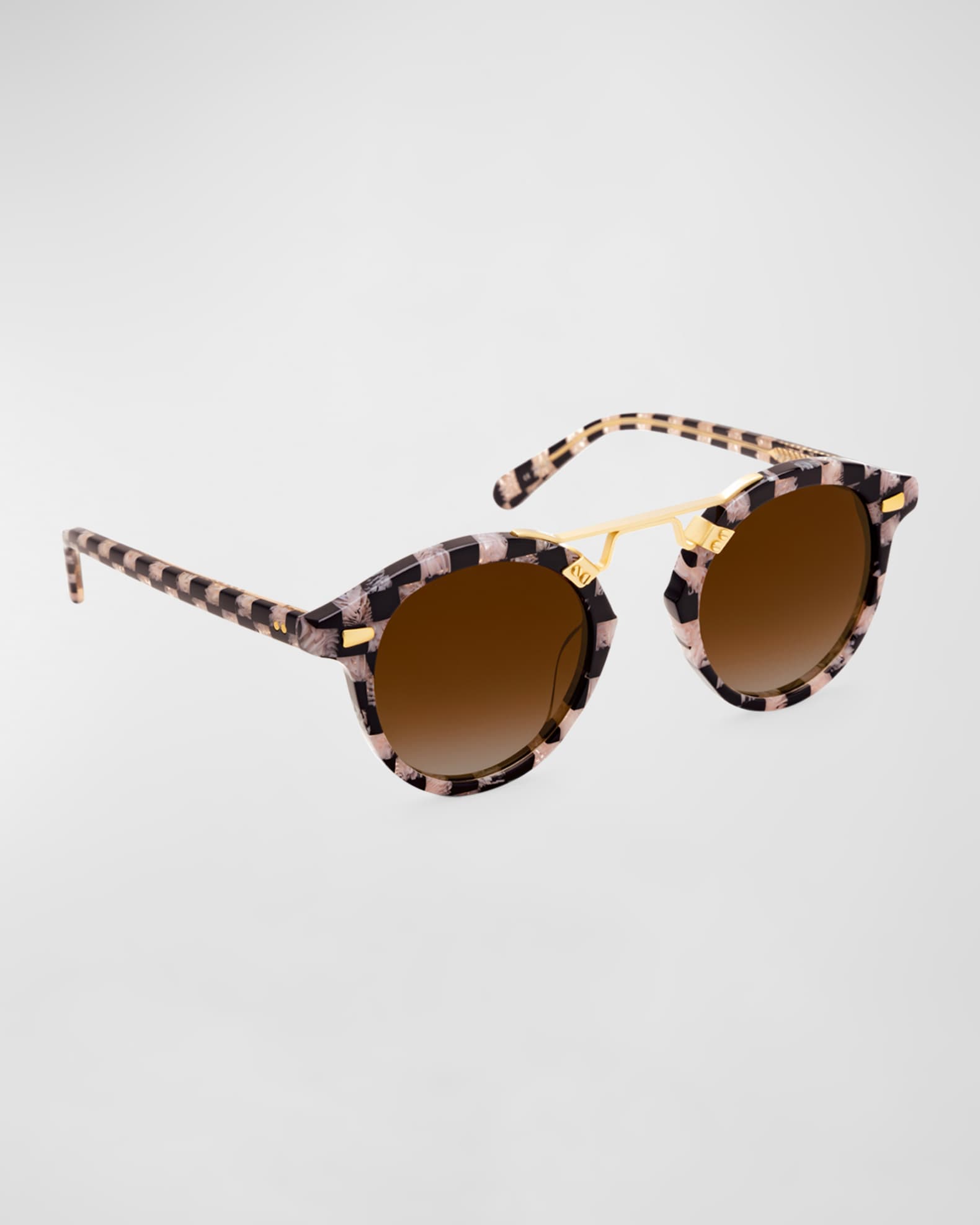 KREWE STL II Acetate & Metal Aviator Sunglasses | Neiman Marcus