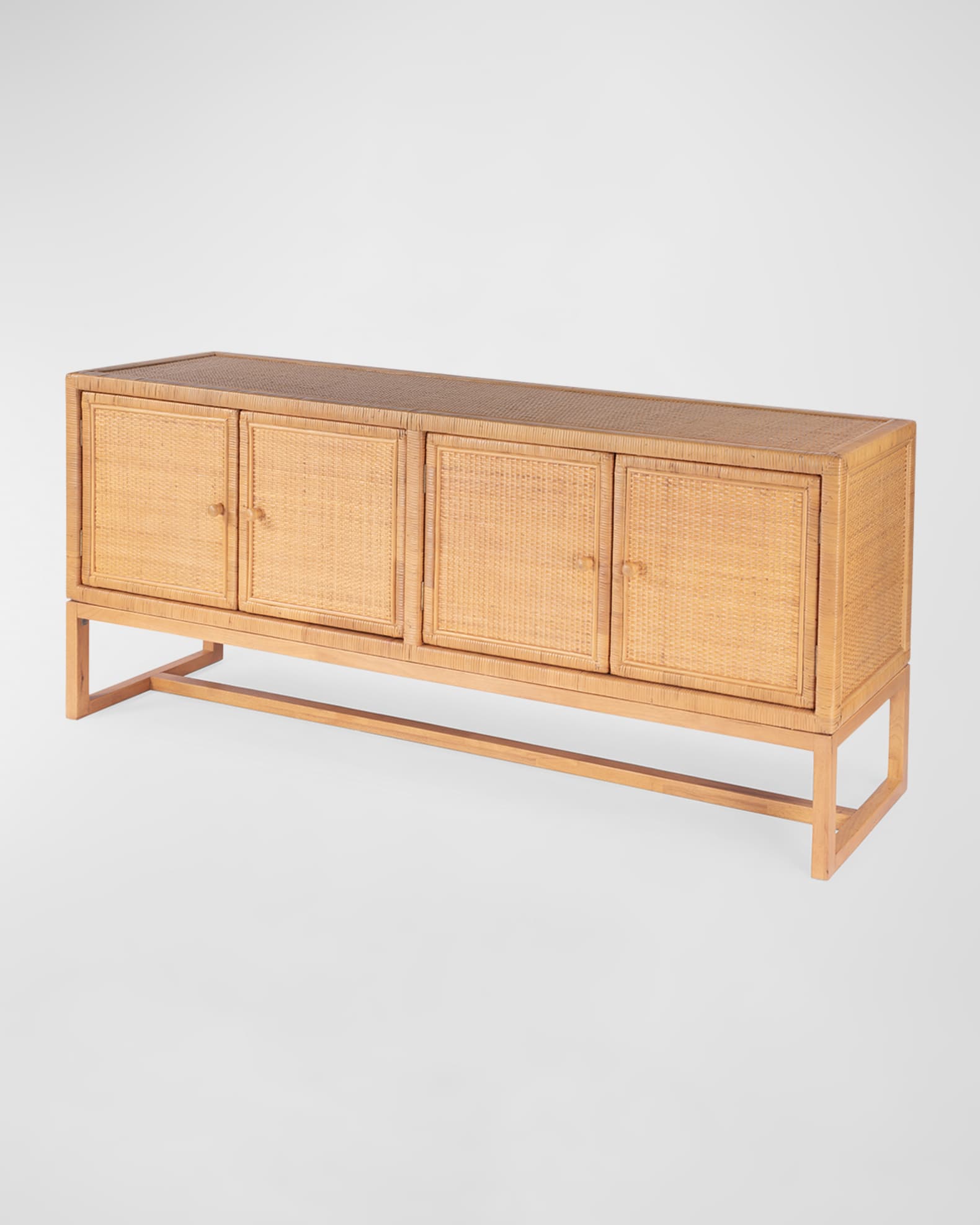 Butler Specialty Co Catalina Rattan 4-Door Sideboard | Neiman Marcus