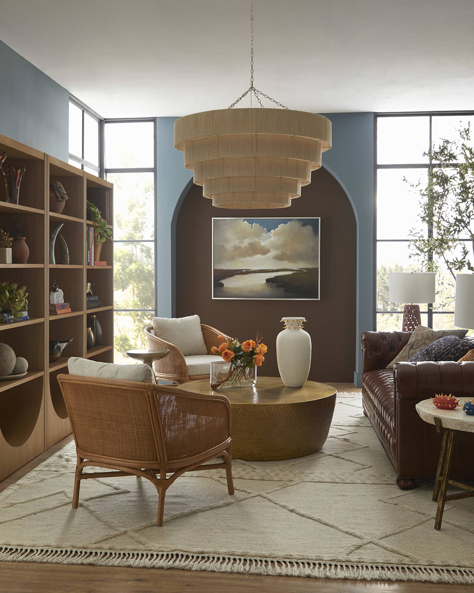 Butler Specialty Co Selena Rattan Accent Chair | Neiman Marcus