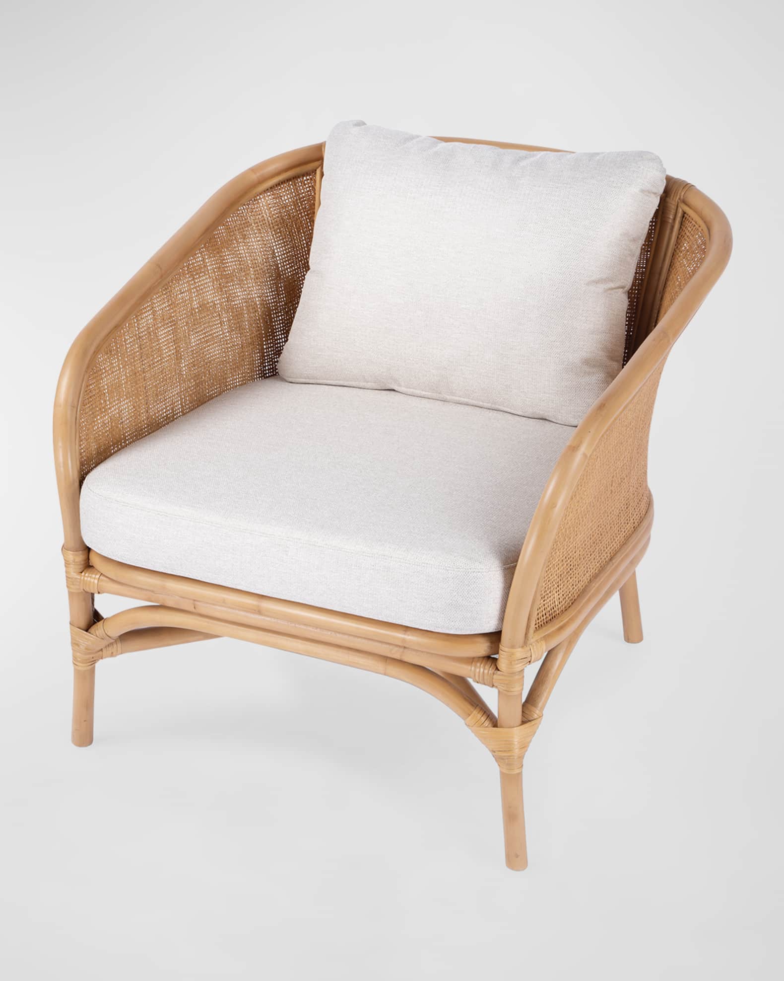 Butler Specialty Co Selena Rattan Accent Chair | Neiman Marcus