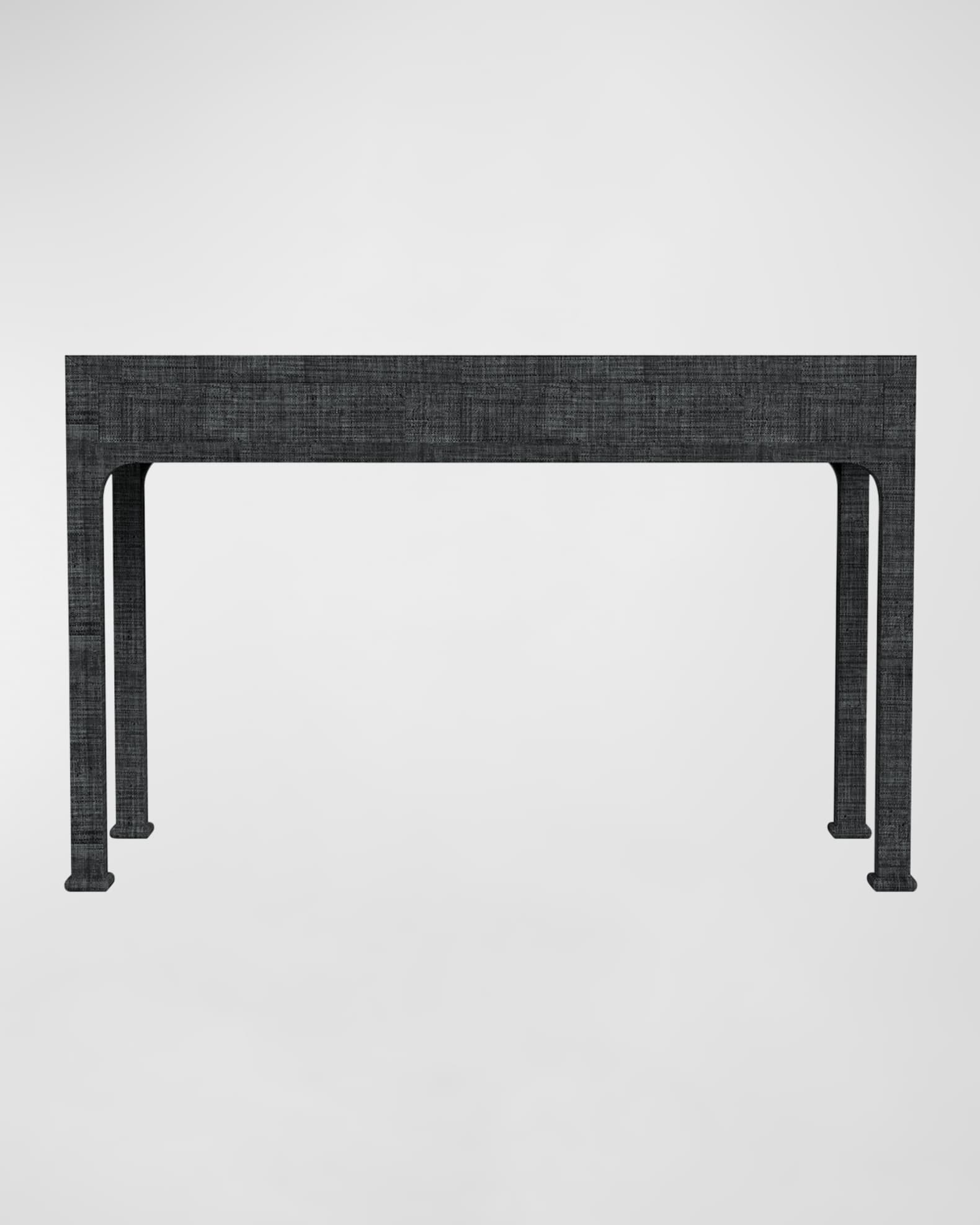 Butler Specialty Co Camila Raffia Writing Desk | Neiman Marcus