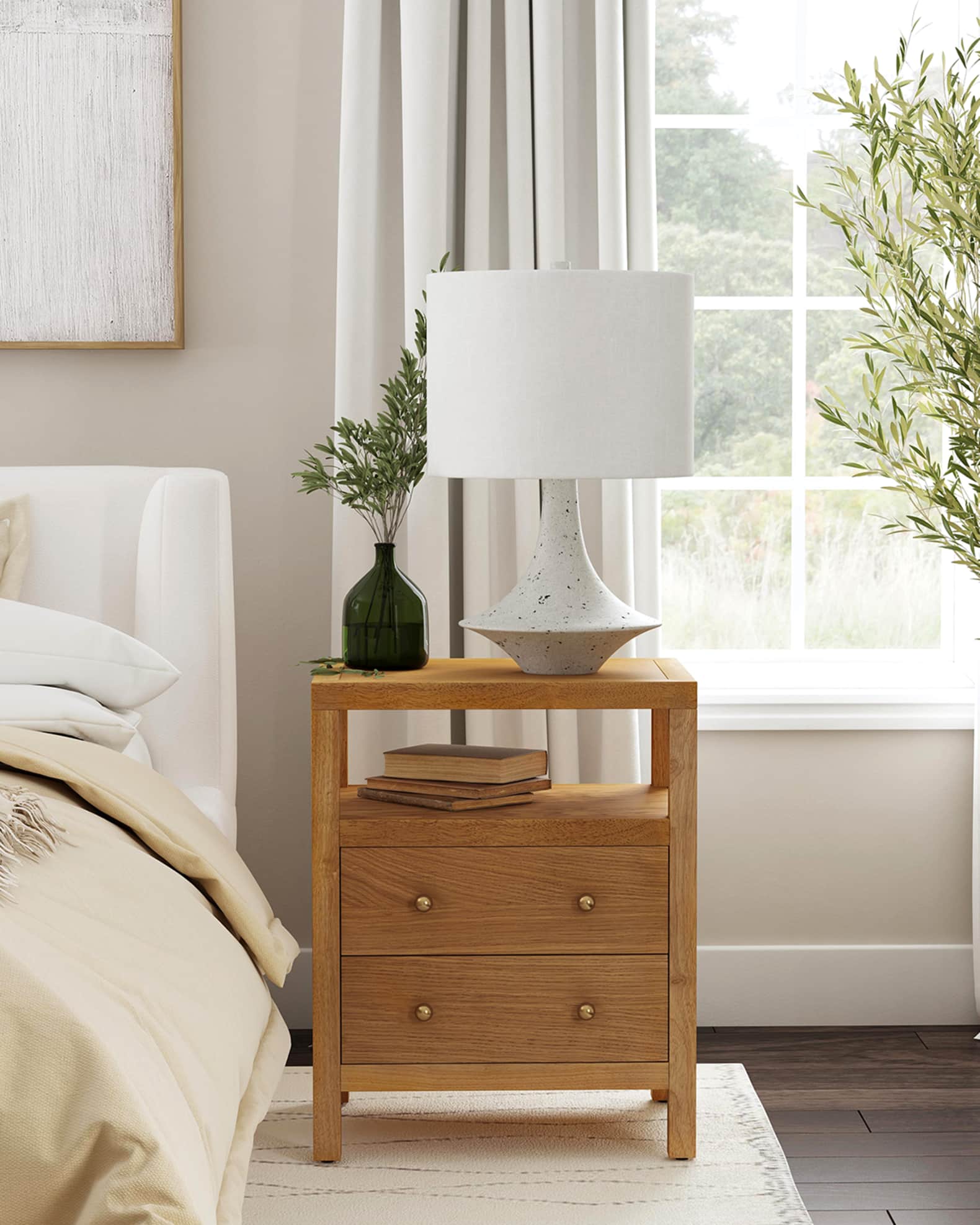 Butler Specialty Co Kleo 2-Drawer Nightstand | Neiman Marcus