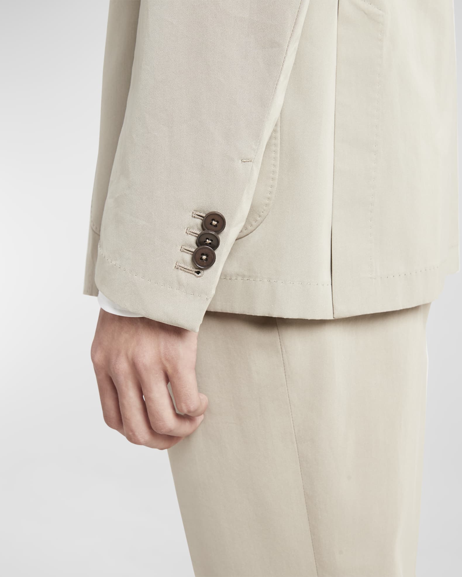 ZEGNA Men's Cotton Silk Suit | Neiman Marcus