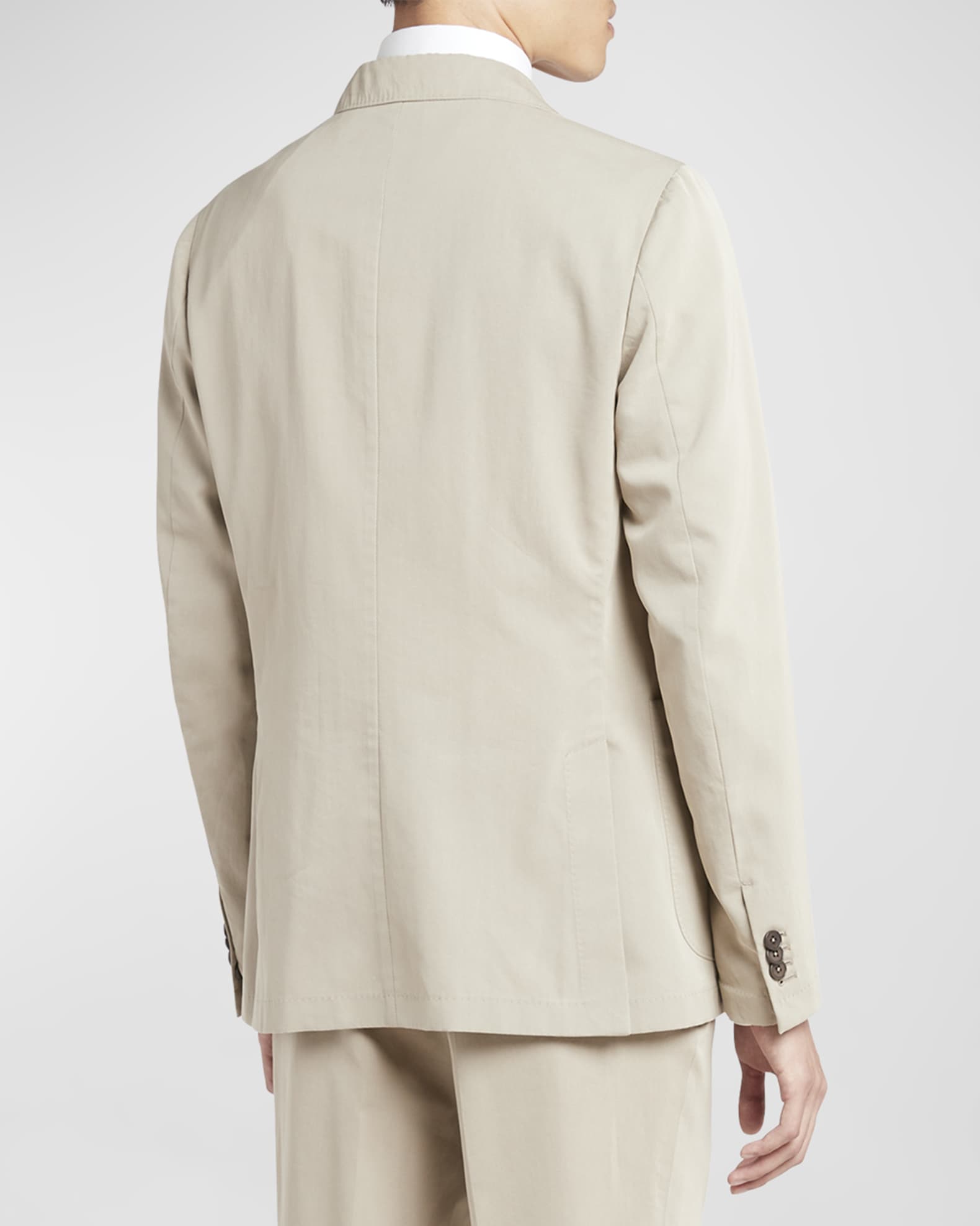 ZEGNA Men's Cotton Silk Suit | Neiman Marcus