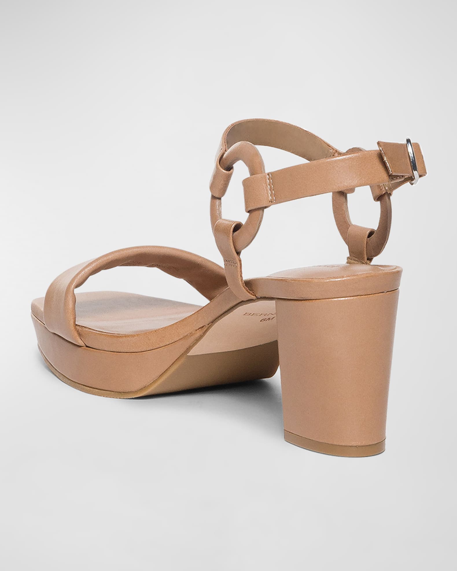 Bernardo Calfskin Slingback Platform Sandals | Neiman Marcus
