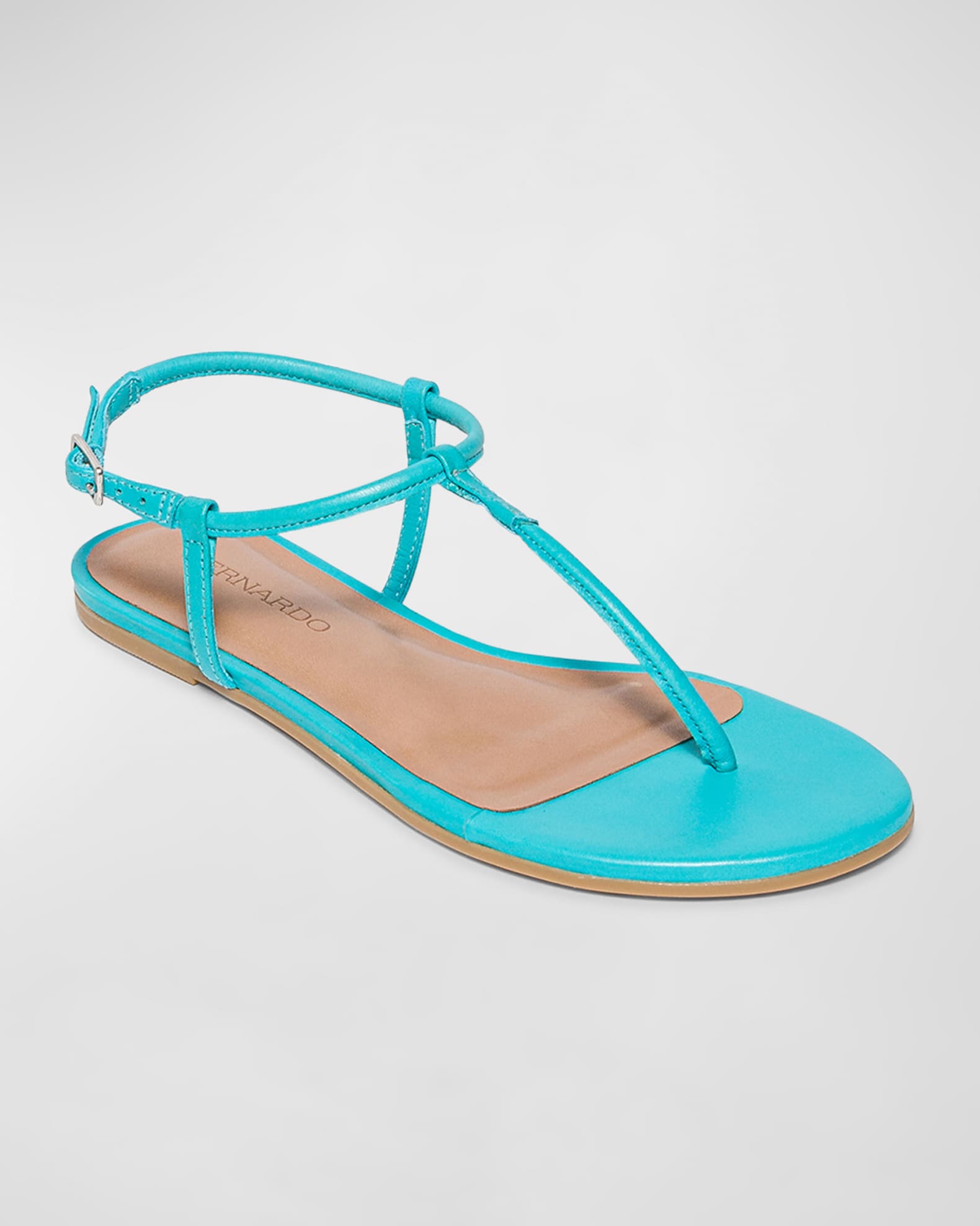 Bernardo Leather Slingback Thong Sandals Neiman Marcus