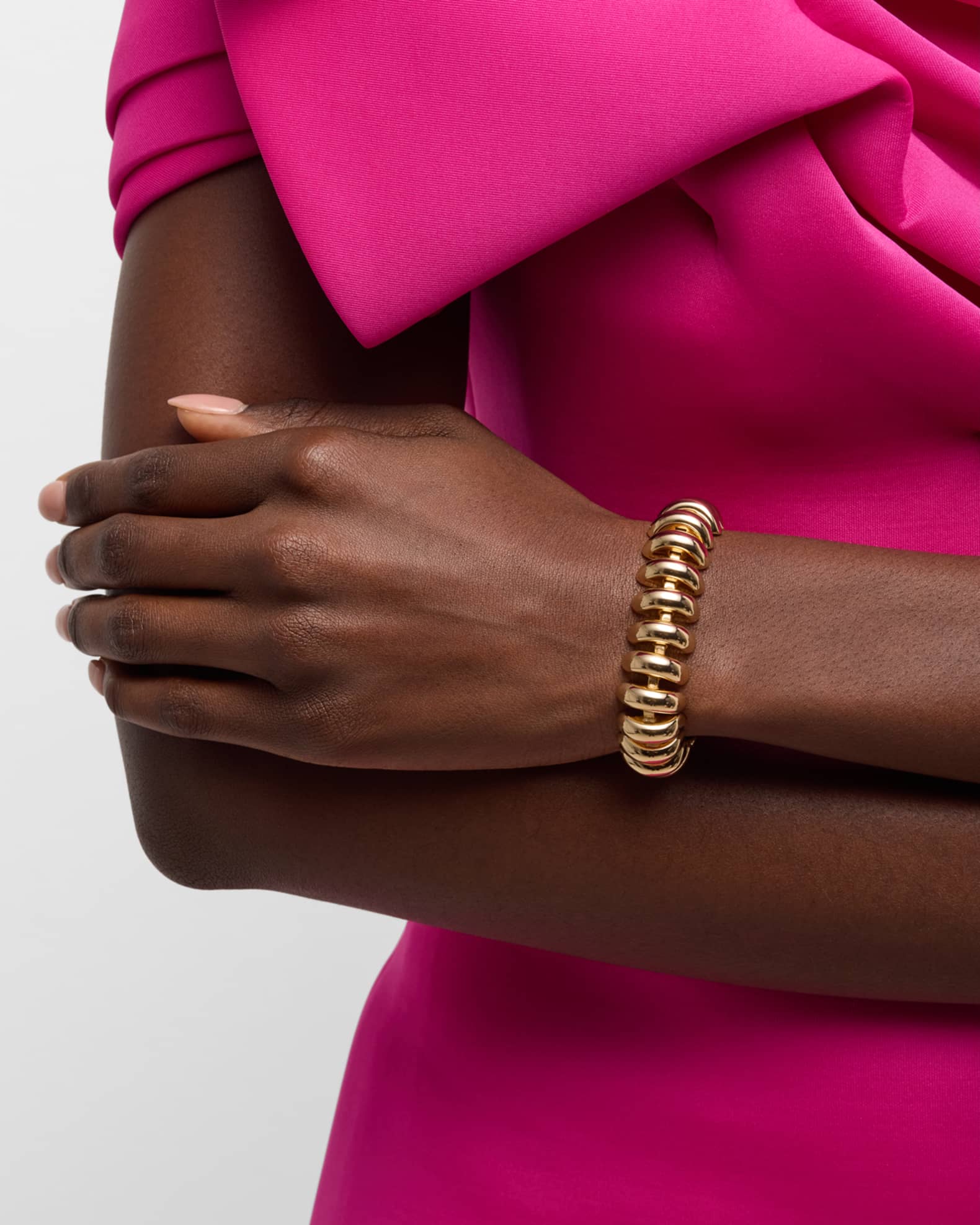 Kenneth Jay Lane Gold Chain Bracelet | Neiman Marcus