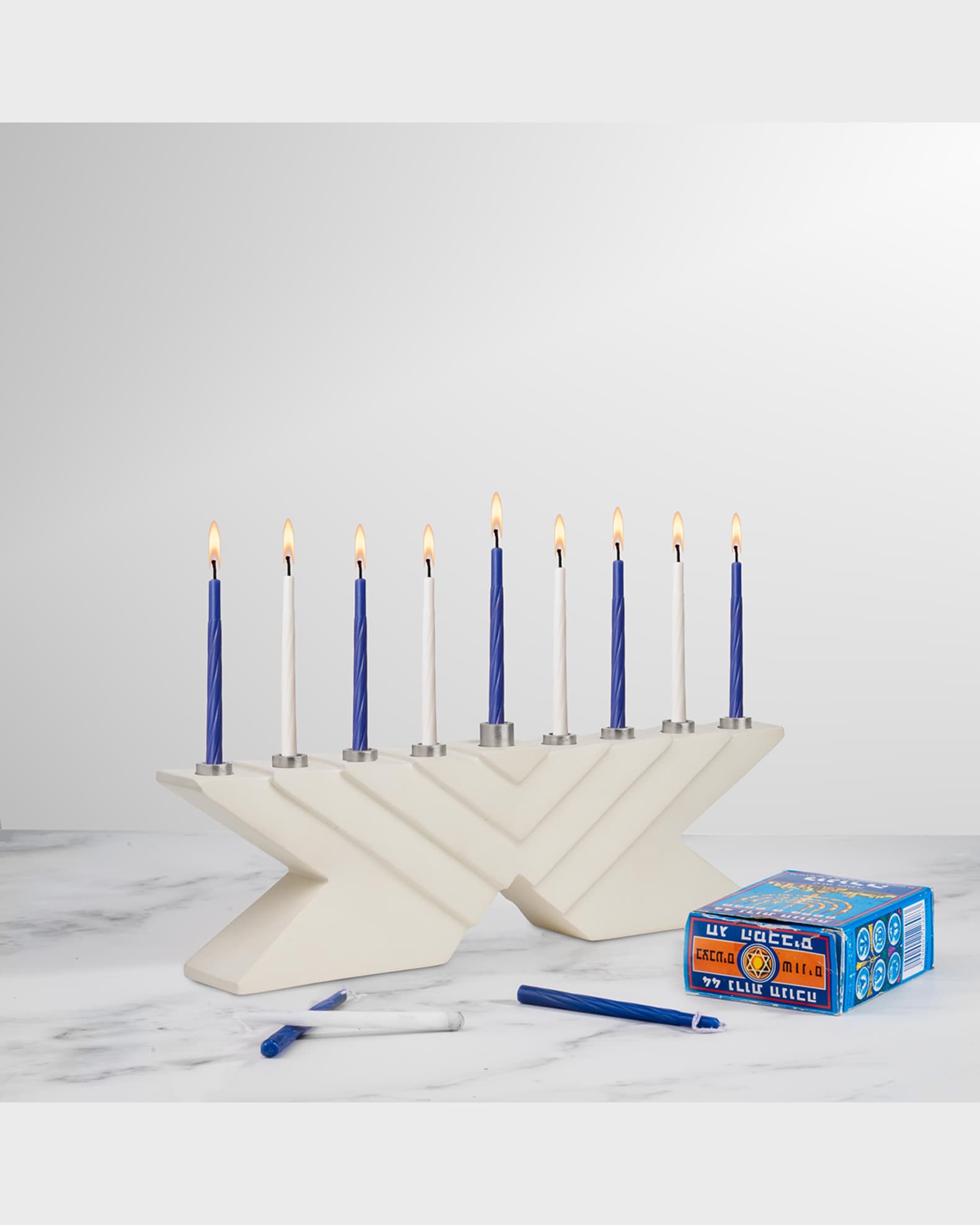 Ricci Silversmith Frank Lloyd Wright X Menorah | Neiman Marcus