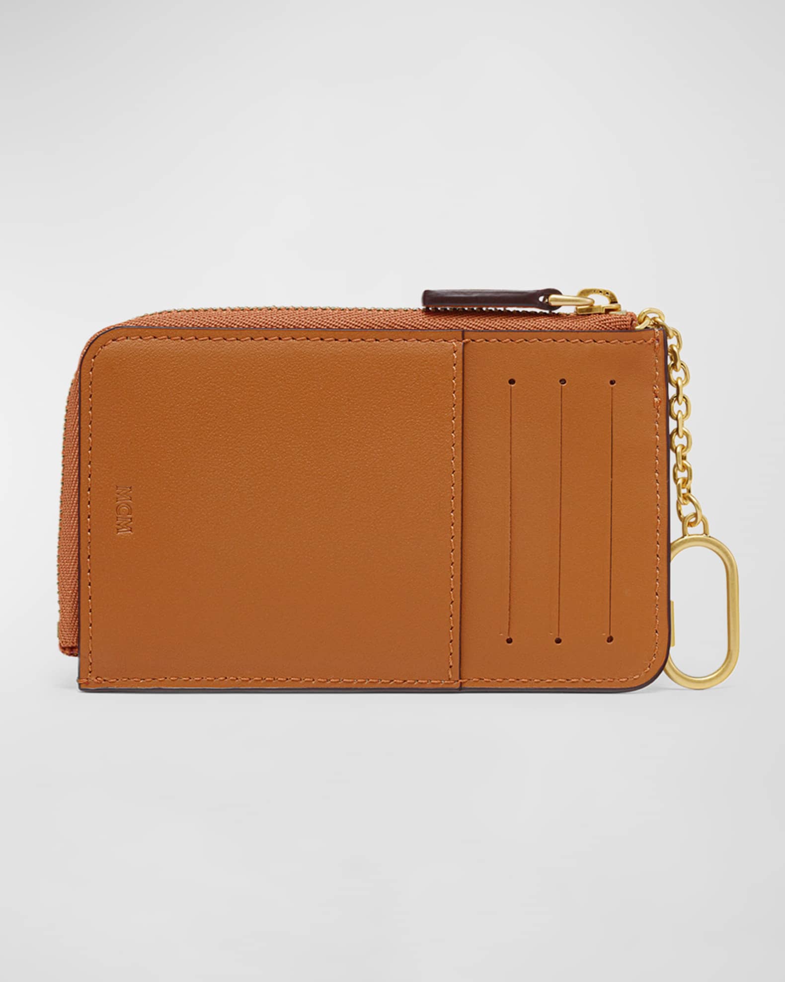 MCM Lauretos Monogram Card Case | Neiman Marcus