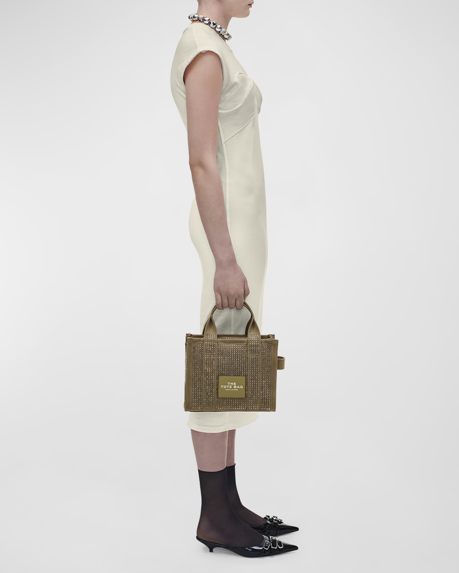 Marc Jacobs The Crystal Canvas Small Tote Bag | Neiman Marcus