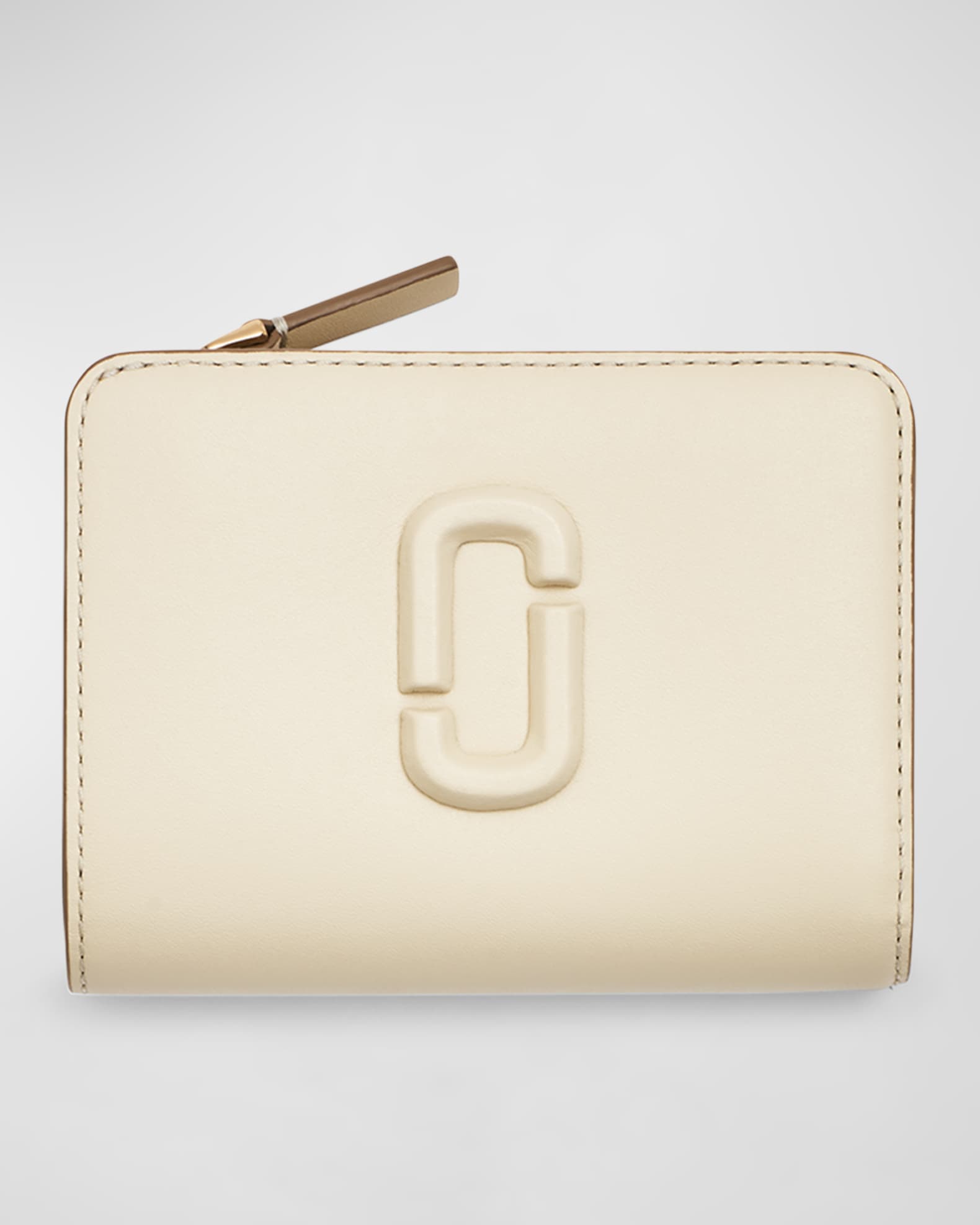 Marc Jacobs The Leather J Marc Mini Compact Wallet | Neiman Marcus