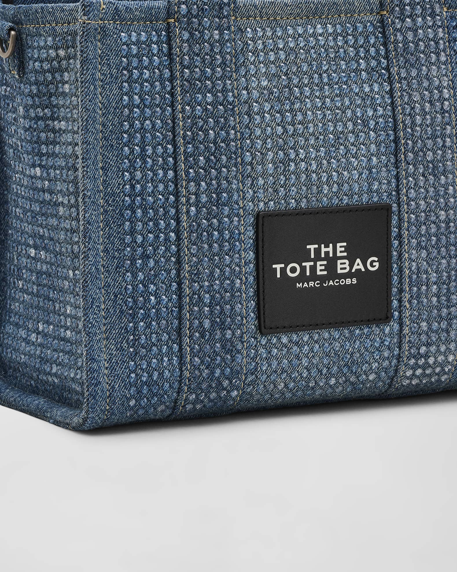 Marc Jacobs The Crystal Denim Small Tote Bag | Neiman Marcus