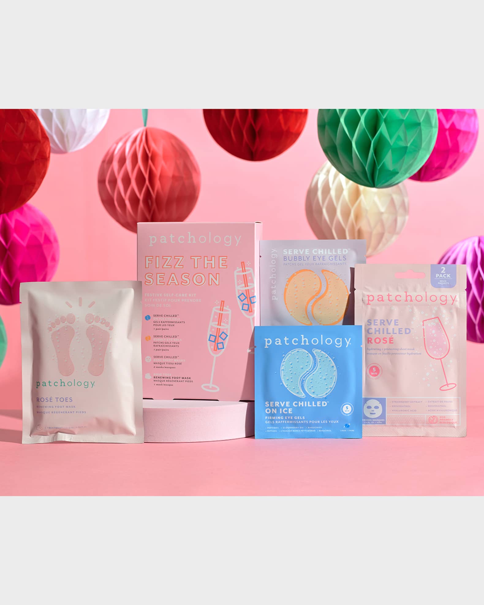 Patchology Fizz the Season Festive Self-Care Kit | Neiman Marcus