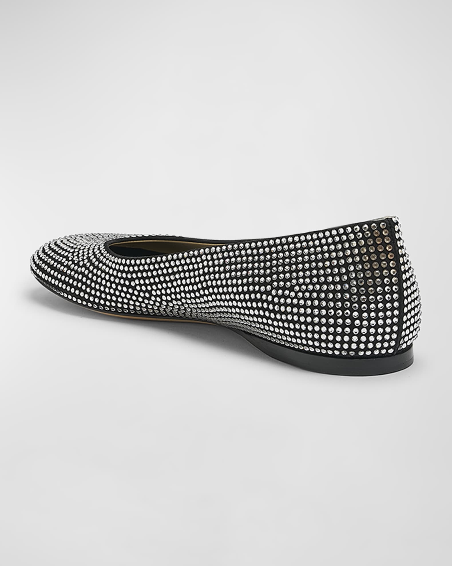 Loewe Toy Strass Leather Ballerina Flats | Neiman Marcus