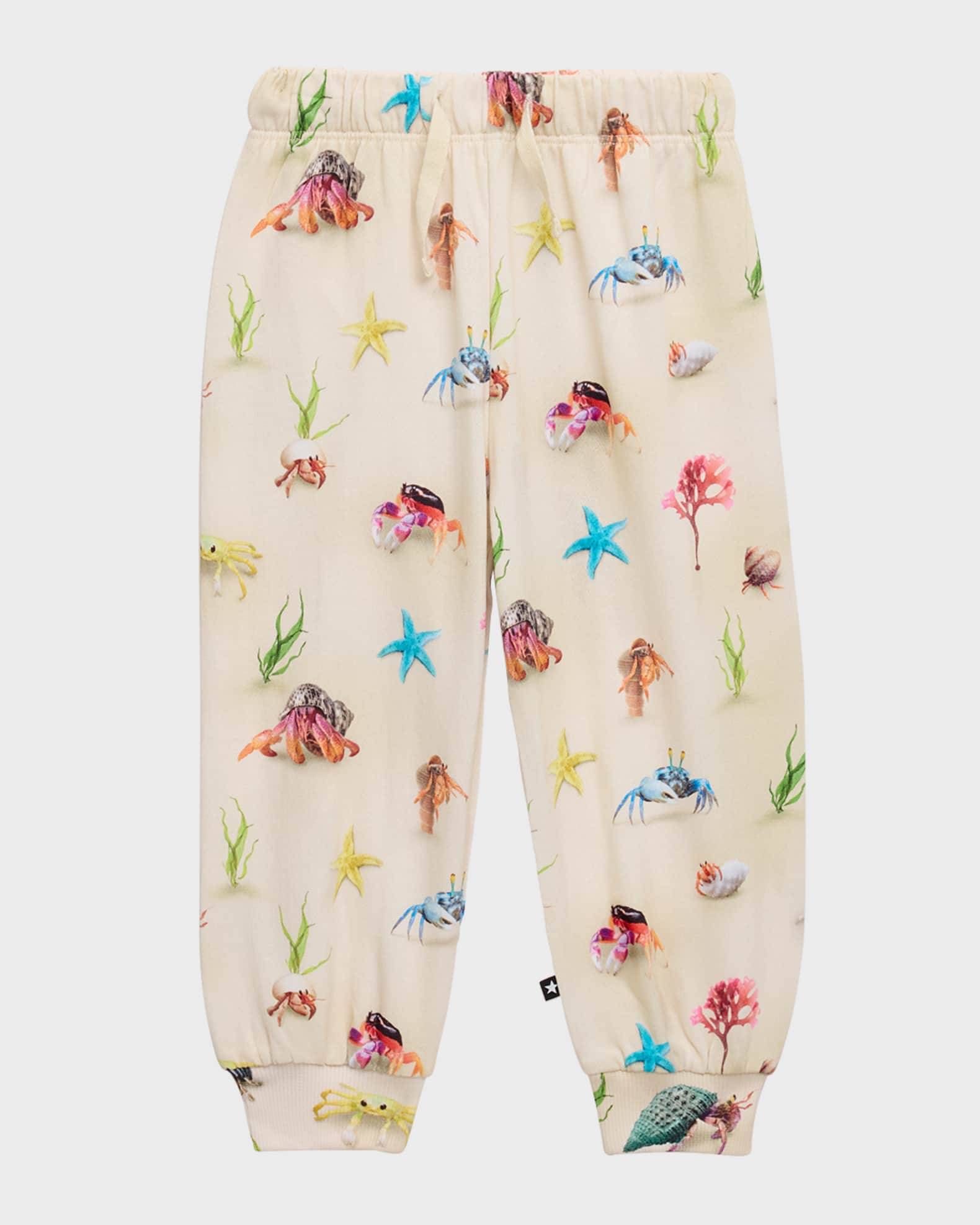 Molo Kid's Simeon Hermit Crab Pants, Size 6M-2 | Neiman Marcus