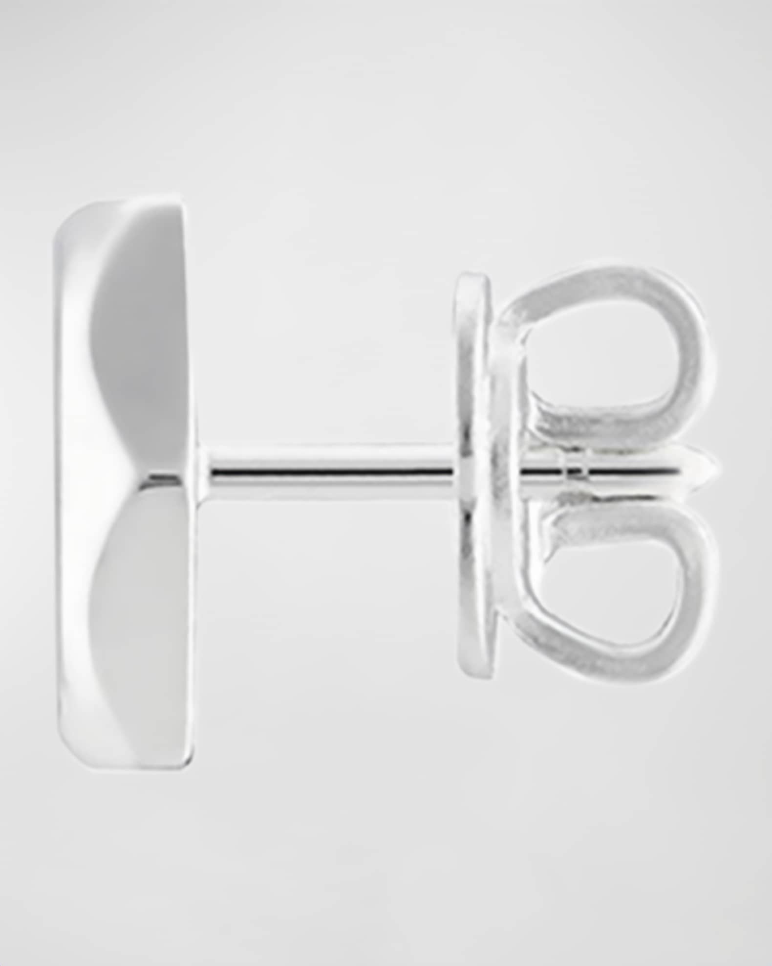 Gucci Sterling Silver 10MM Trademark Earrings | Neiman Marcus