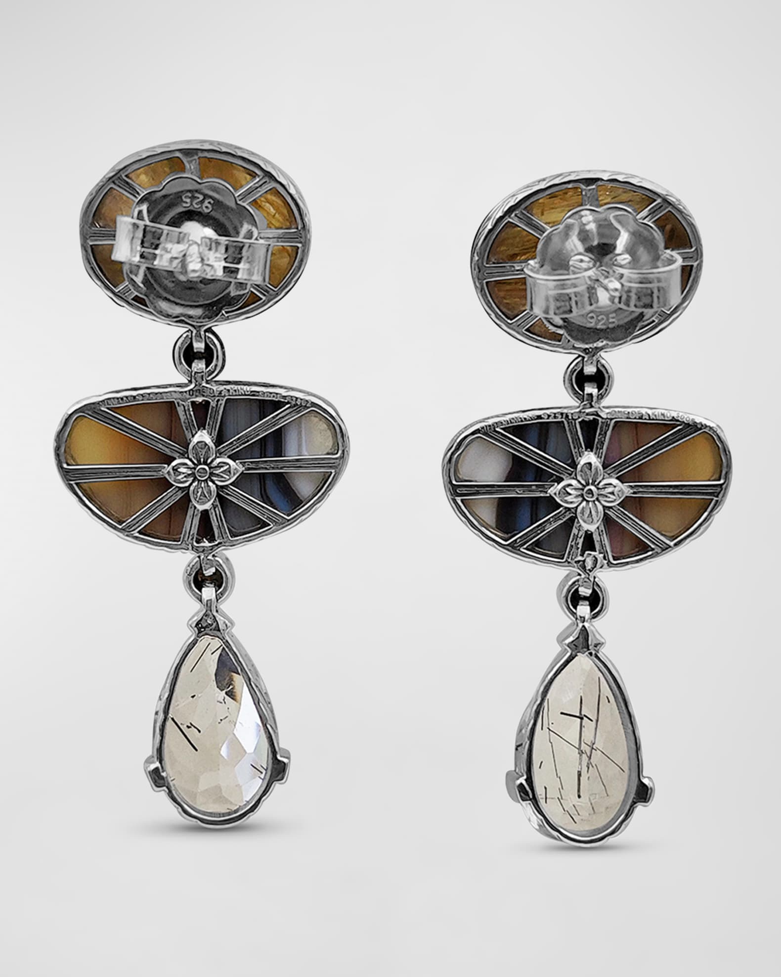 Stephen Dweck Rutilated Quartz, Jasper and Champagne Diamond Drop ... Stephen Dweck Rutilated Quartz, Jasper and Champagne Diamond Drop ...