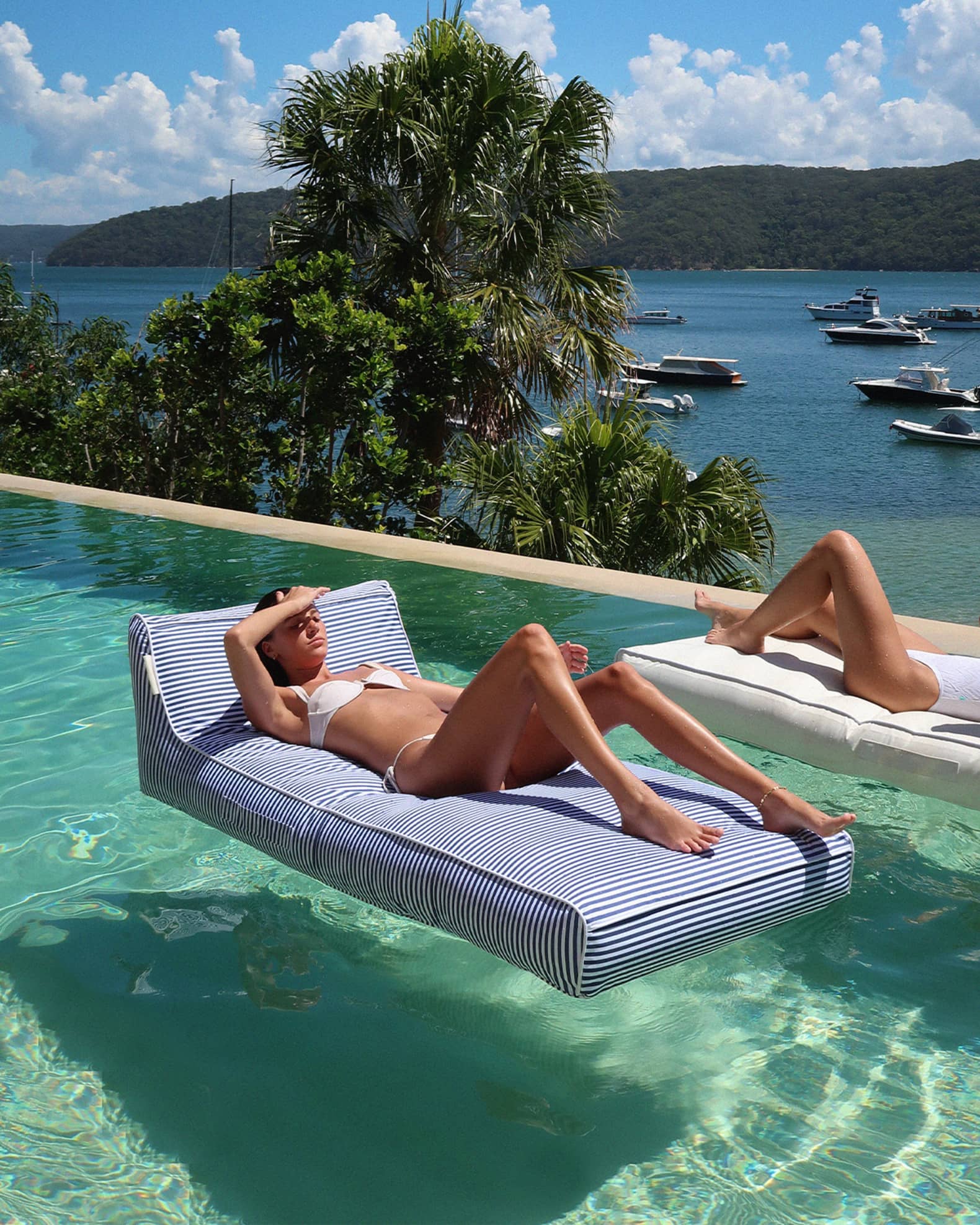 SUNNYLiFE Luxe Lie-On Lounger Float | Neiman Marcus