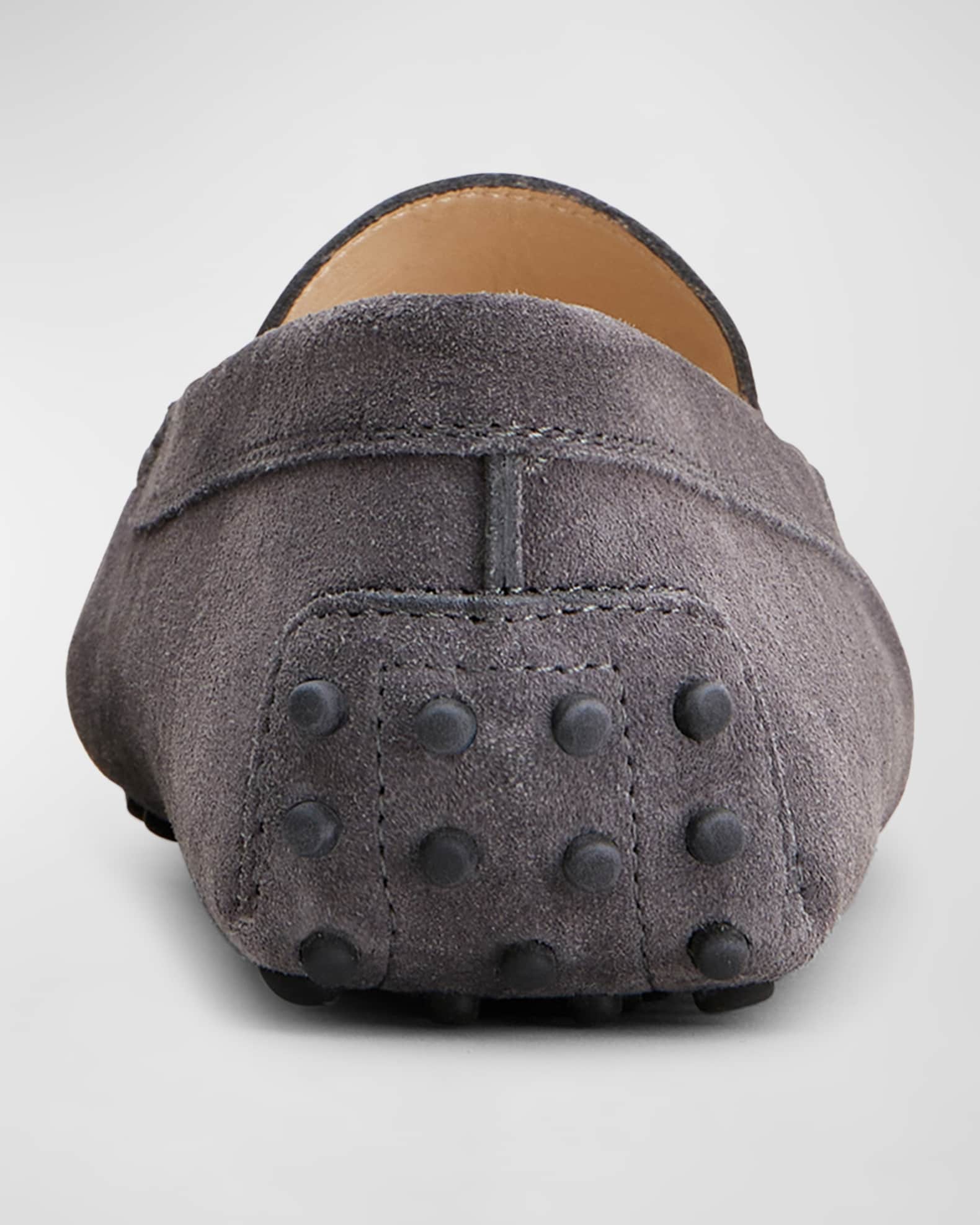 Tod's Suede Driver Penny Loafers | Neiman Marcus