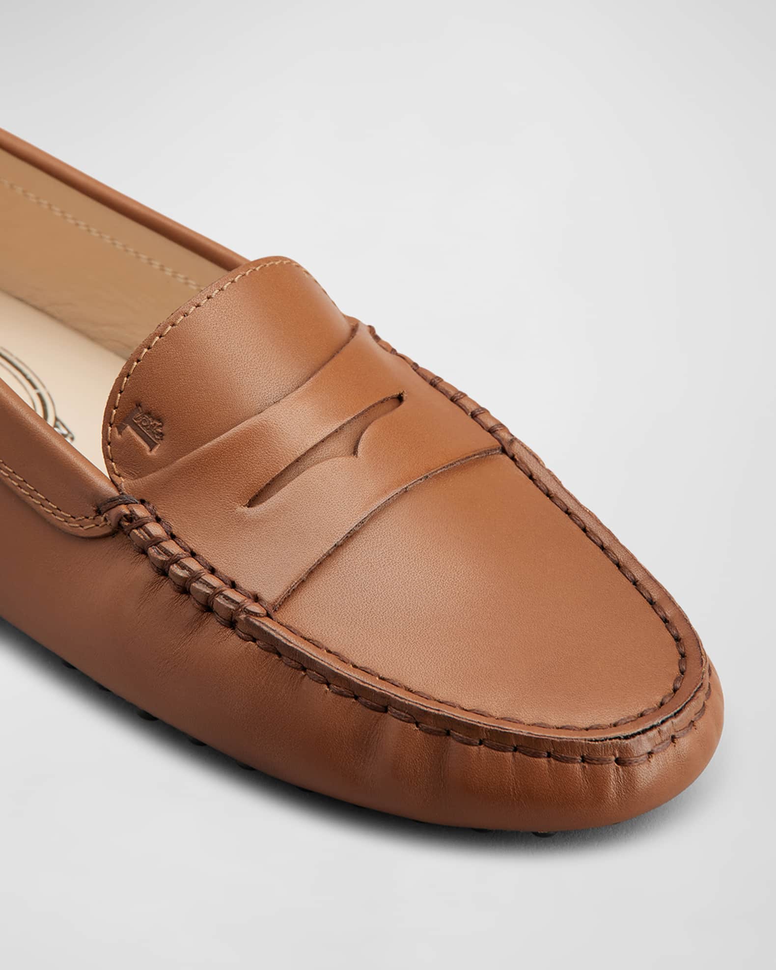 Tod's Leather Driver Penny Loafers | Neiman Marcus