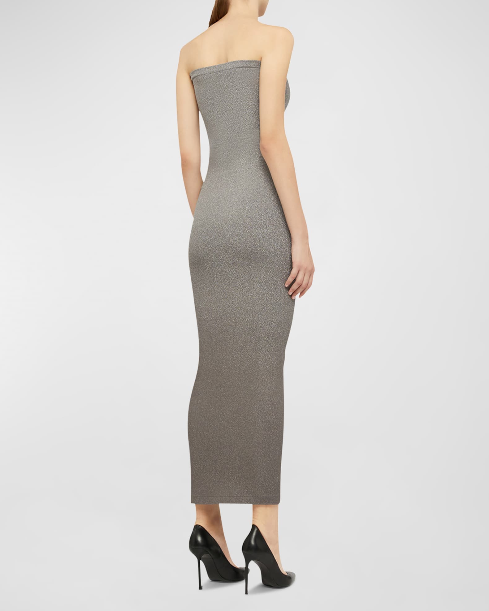 Wolford Fading Shine Strapless Bodycon Maxi Dress | Neiman Marcus