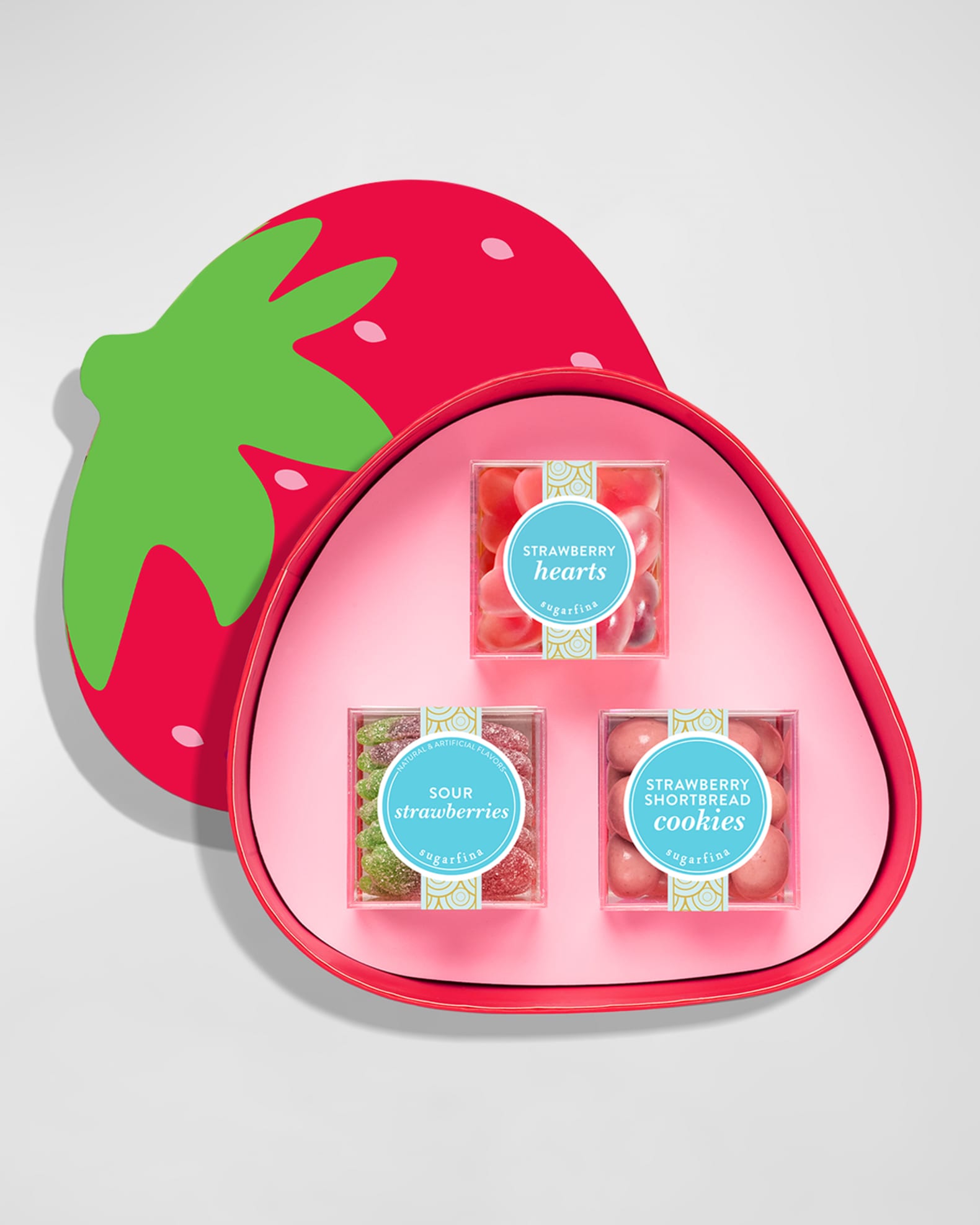 Sugarfina Strawberry 3-Piece Candy Bento Box | Neiman Marcus