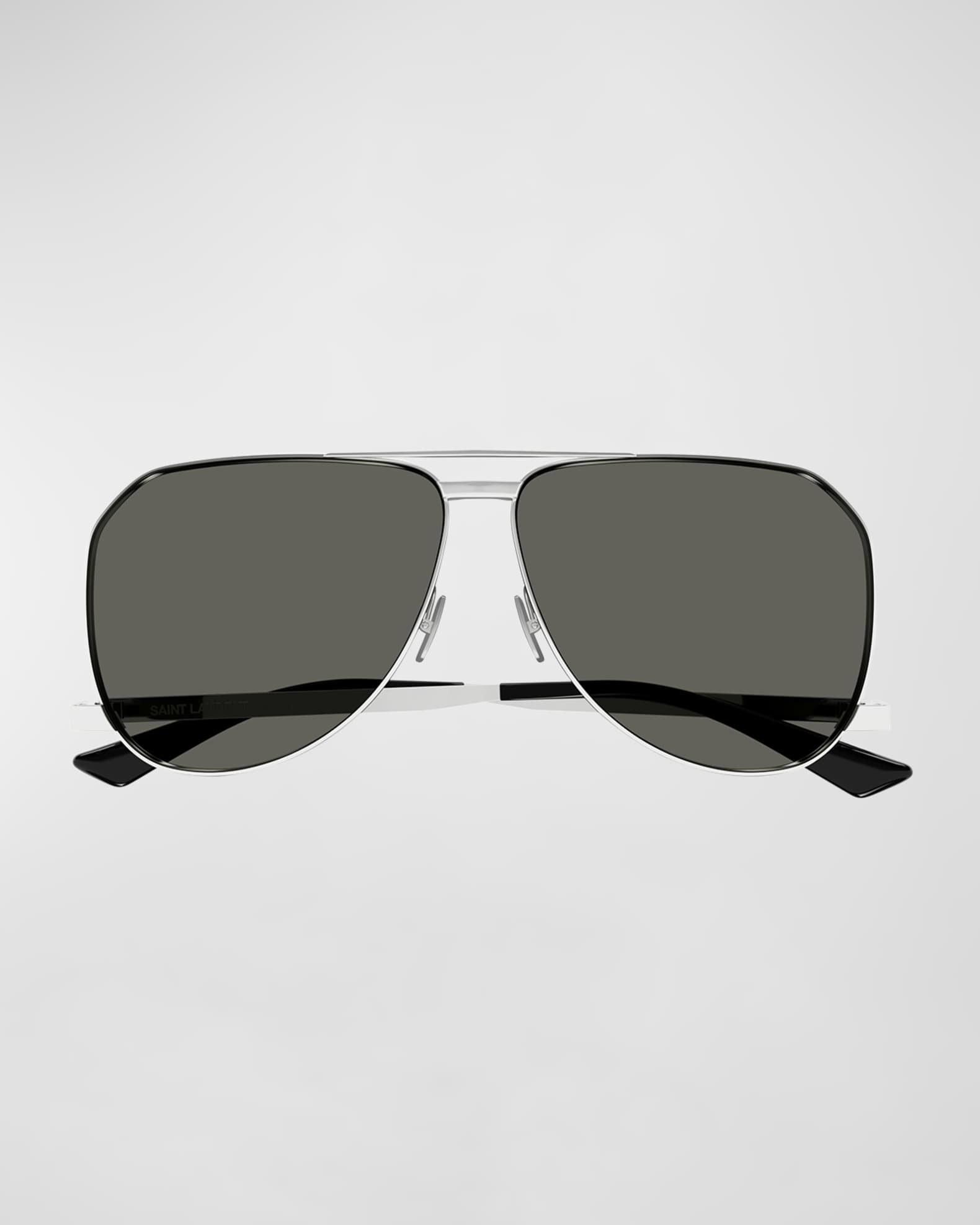 Saint Laurent Men's SL 690 Dust Metal Aviator Sunglasses | Neiman Marcus
