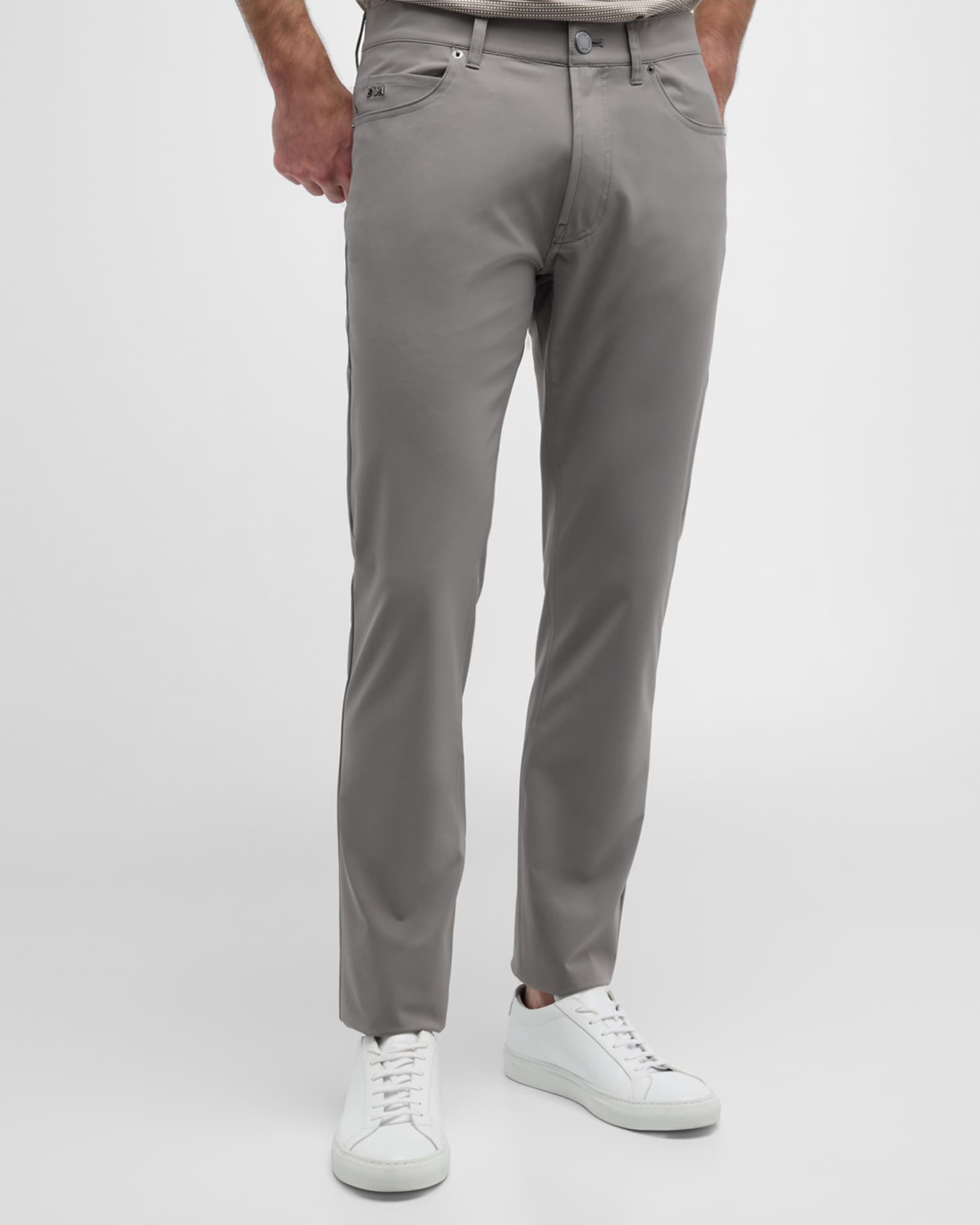 Emporio Armani Men's Slim-Fit Stretch 5-Pocket Pants | Neiman Marcus