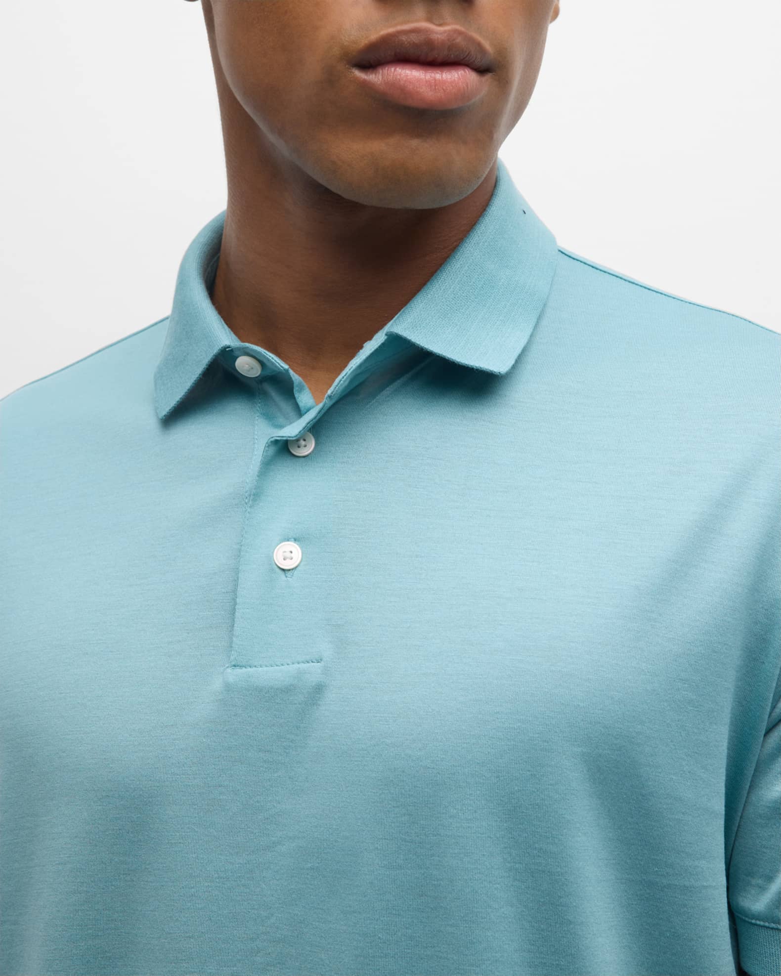 Emporio Armani Men's Jersey Polo Shirt | Neiman Marcus