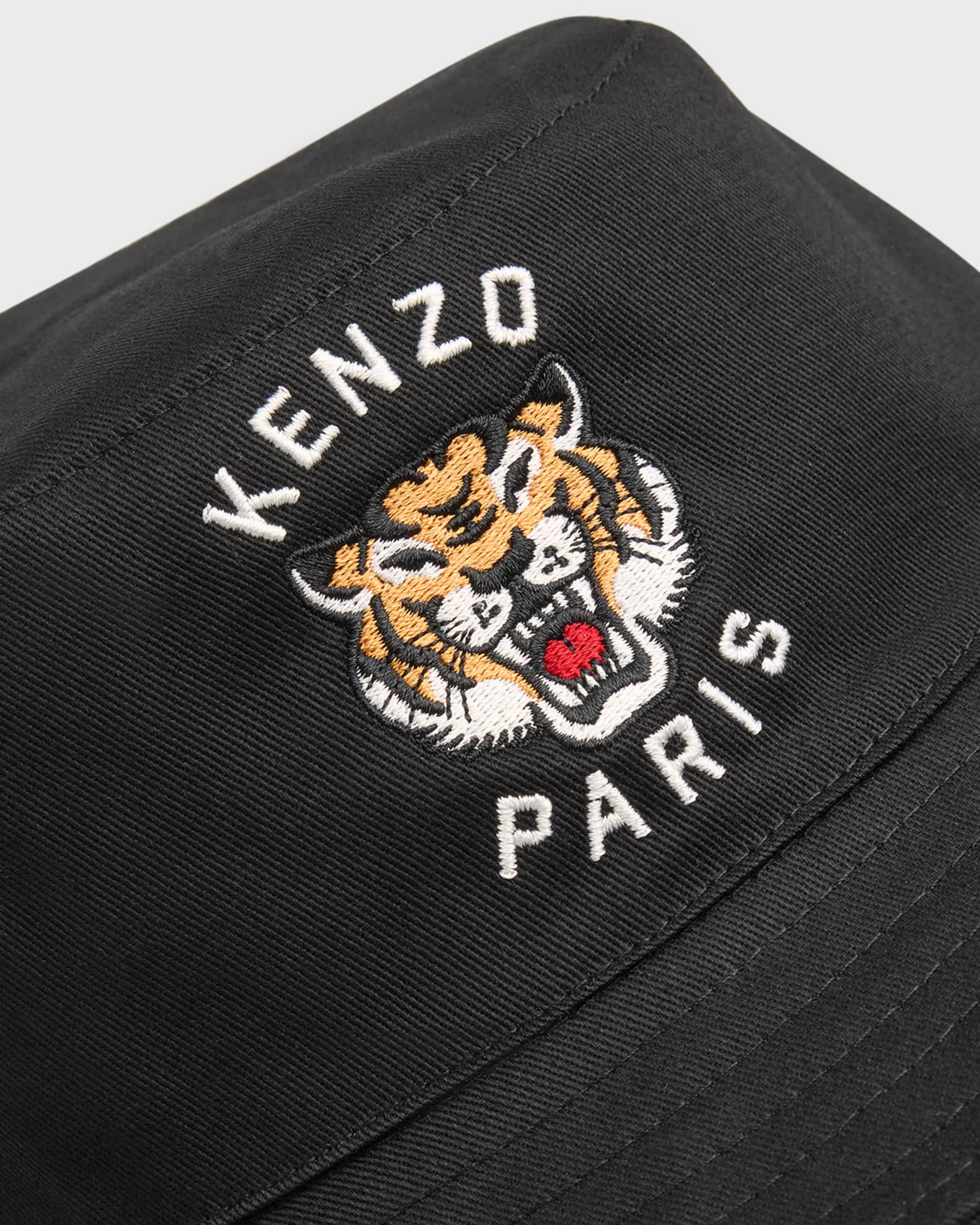 Kenzo Men's Embroidered Logo Bucket Hat | Neiman Marcus