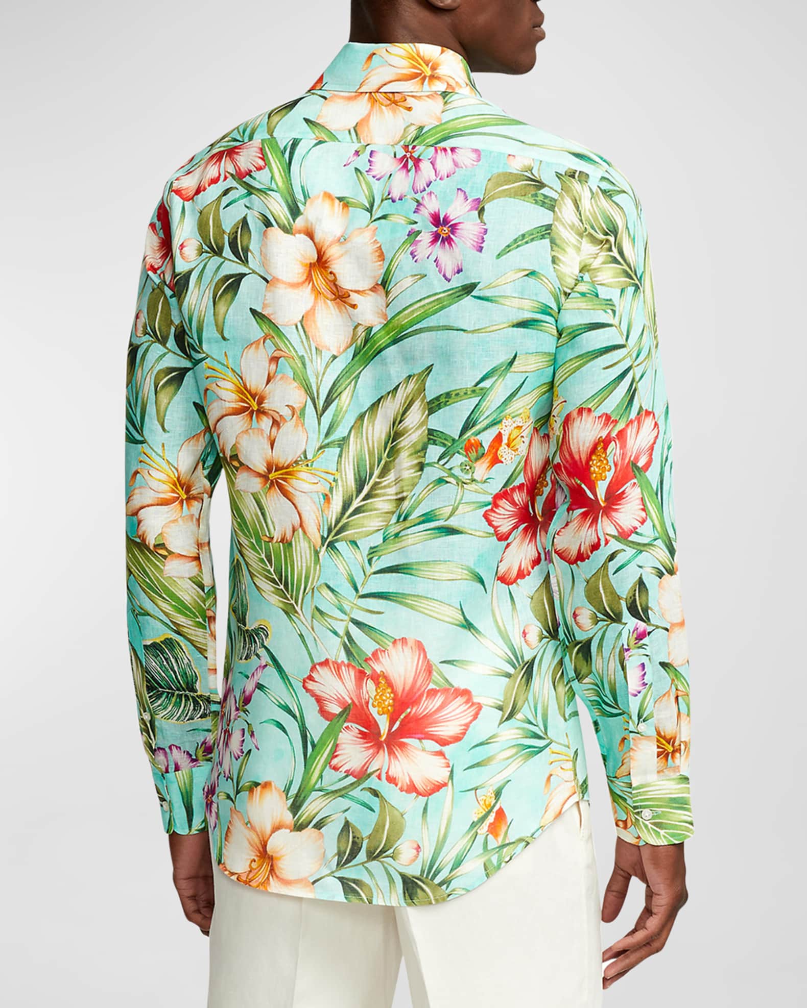 Ralph Lauren Purple Label Men's Serengeti Delano Floral Button-Down ...
