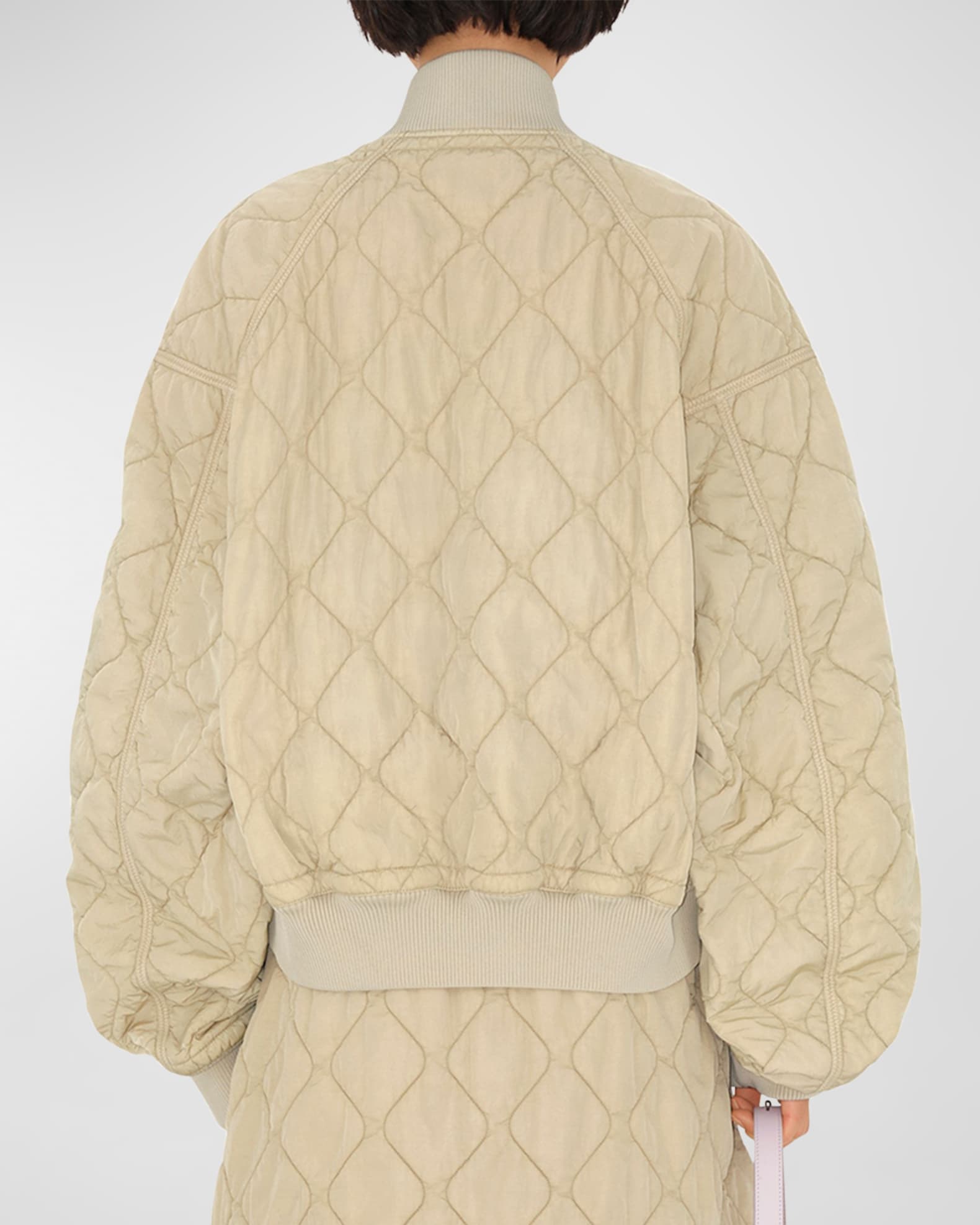 Burberry Quilted Bomber Jacket | Neiman Marcus