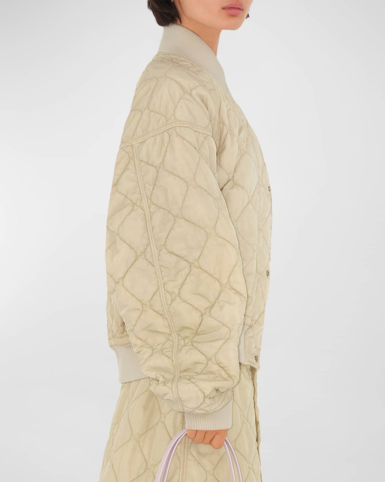 Burberry Quilted Bomber Jacket | Neiman Marcus