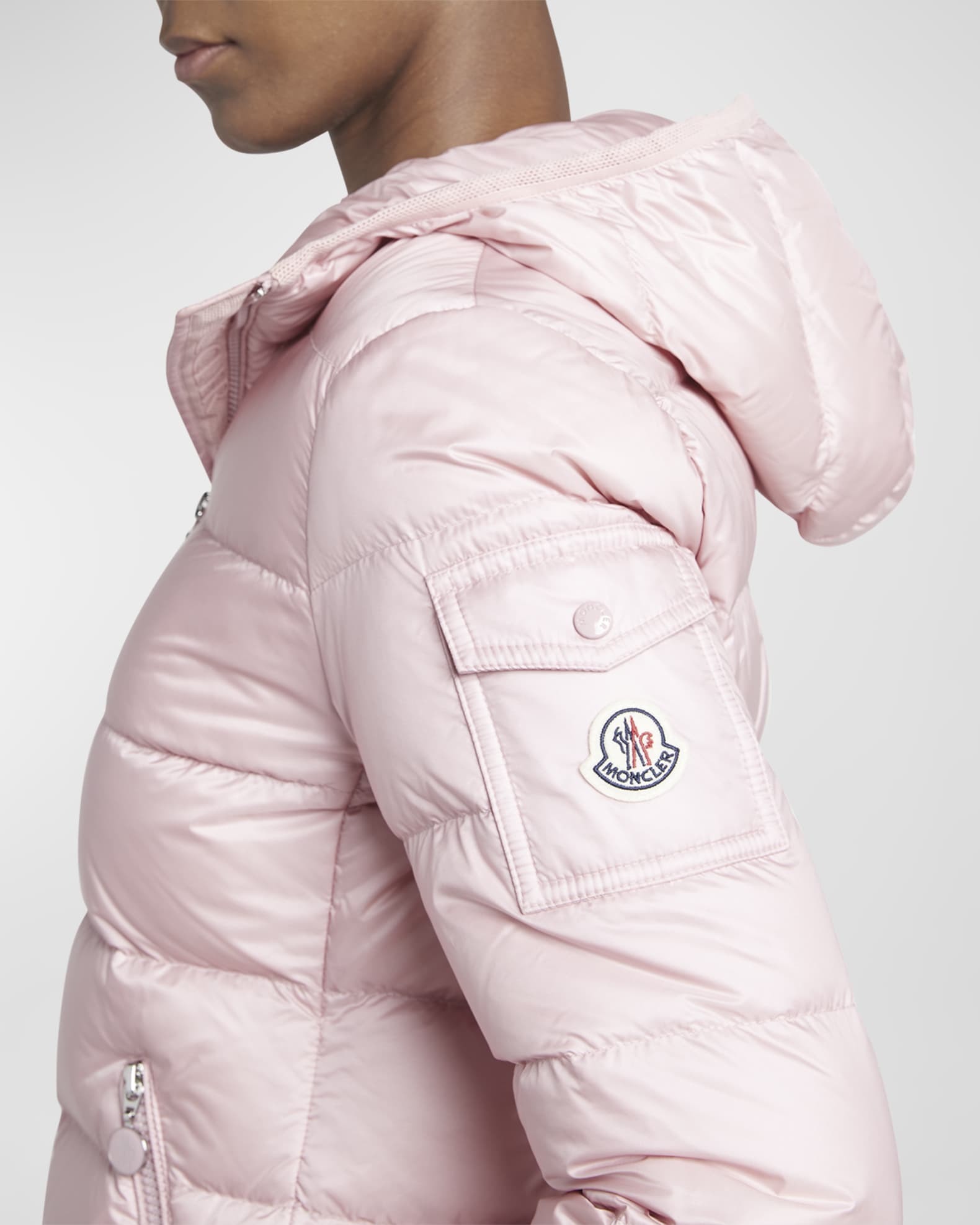 Moncler Gles Hooded Puffer Jacket | Neiman Marcus