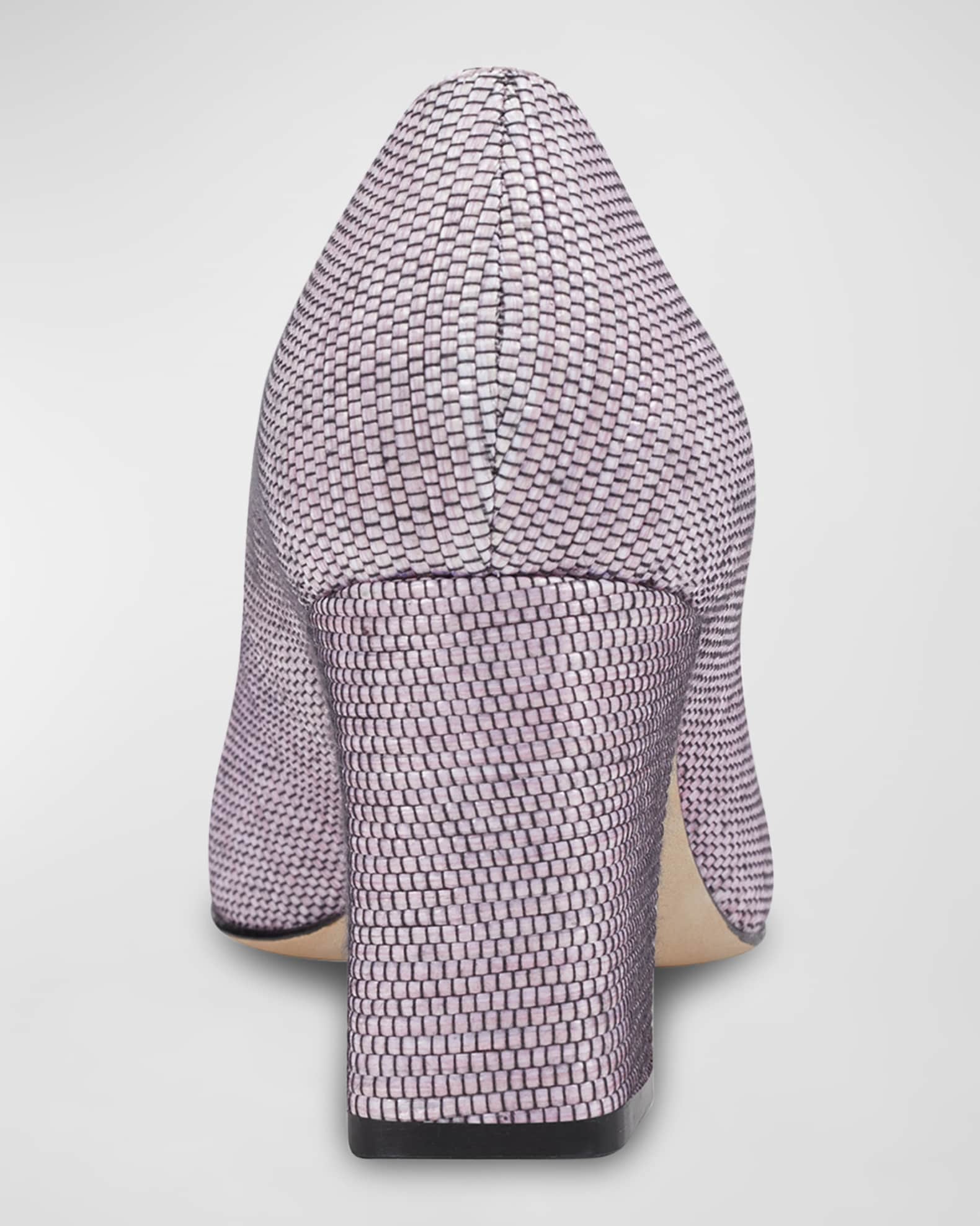 Marc Fisher LTD Zala16 Fabric Block-Heel Pumps | Neiman Marcus