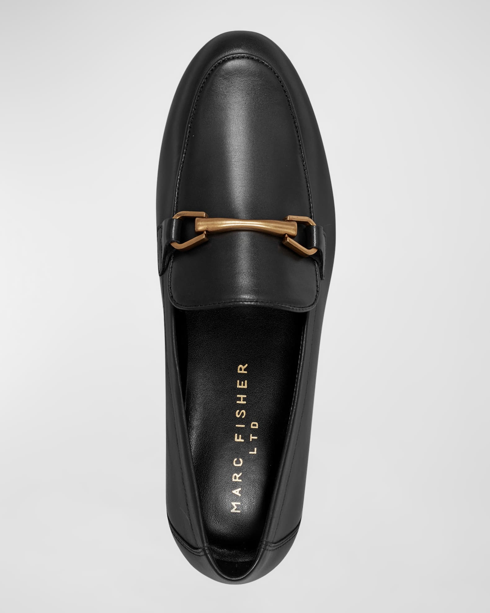Marc Fisher LTD Bleek Leather Bit Slip-On Loafers | Neiman Marcus