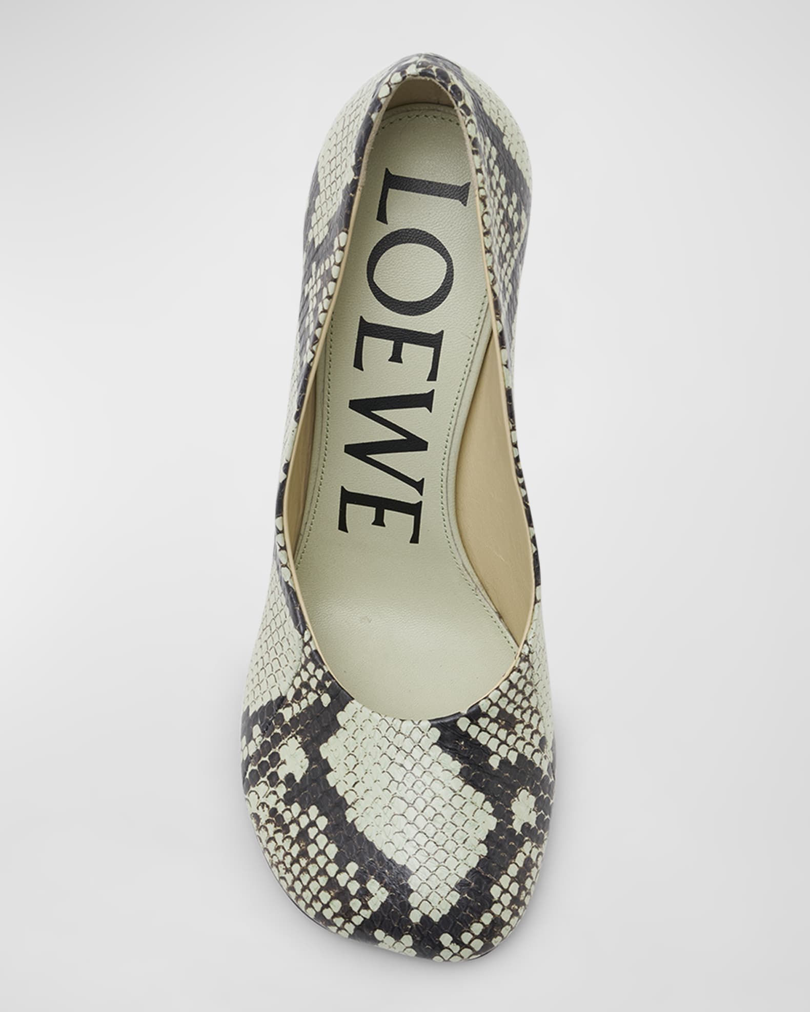 Loewe Toy Snakeskin Stiletto Pumps | Neiman Marcus