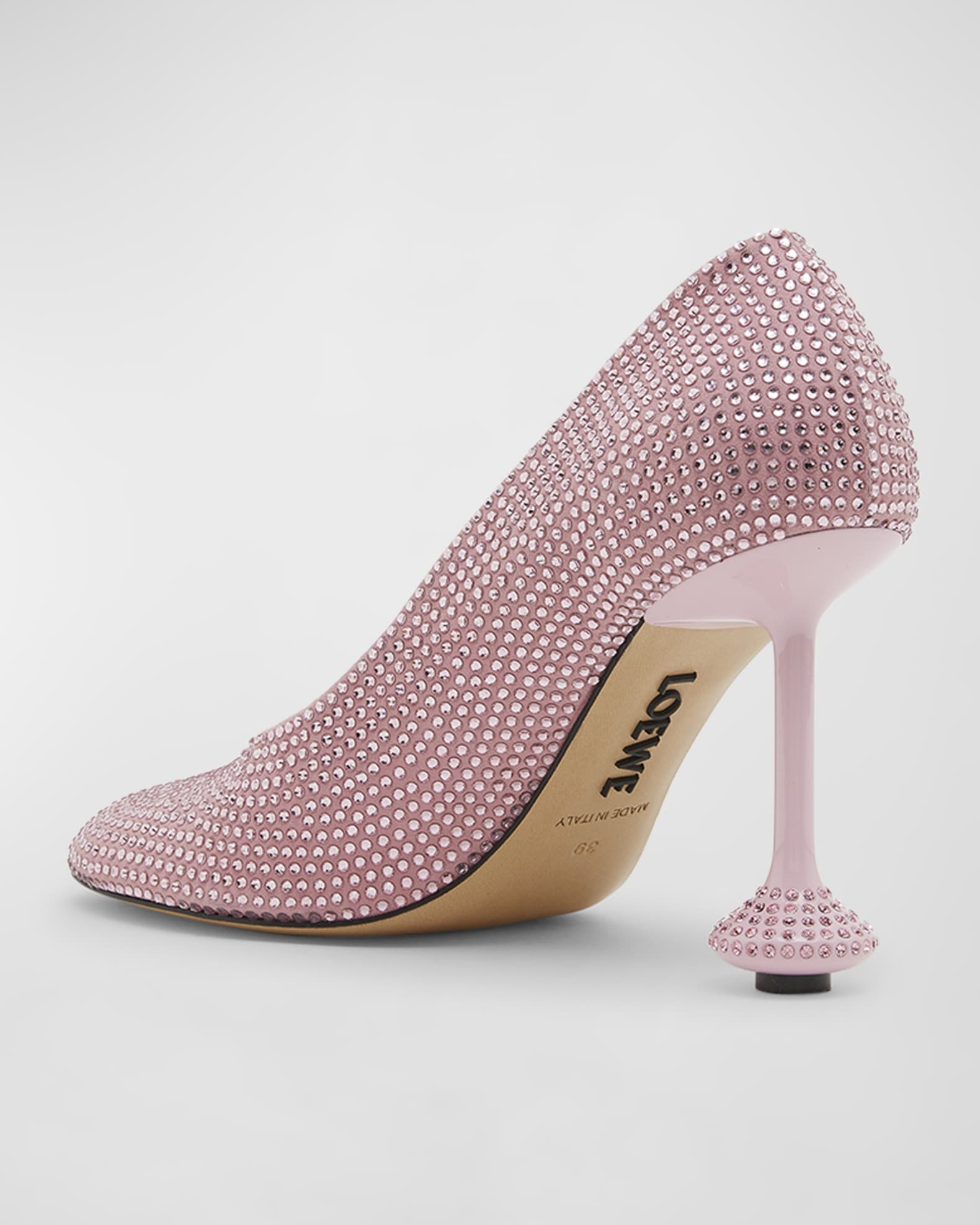 Loewe Toy Strass Leather Pumps | Neiman Marcus