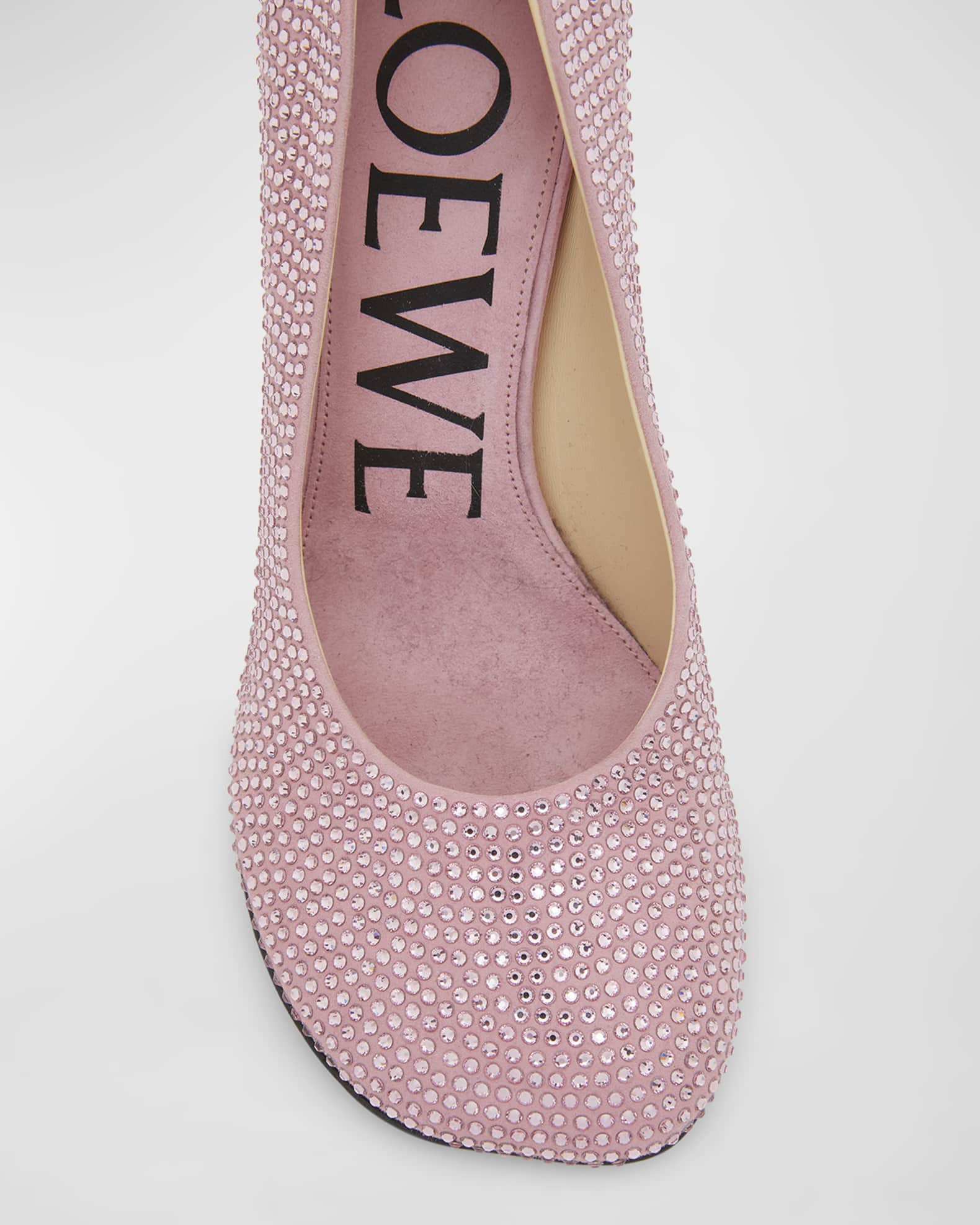Loewe Toy Strass Leather Pumps | Neiman Marcus
