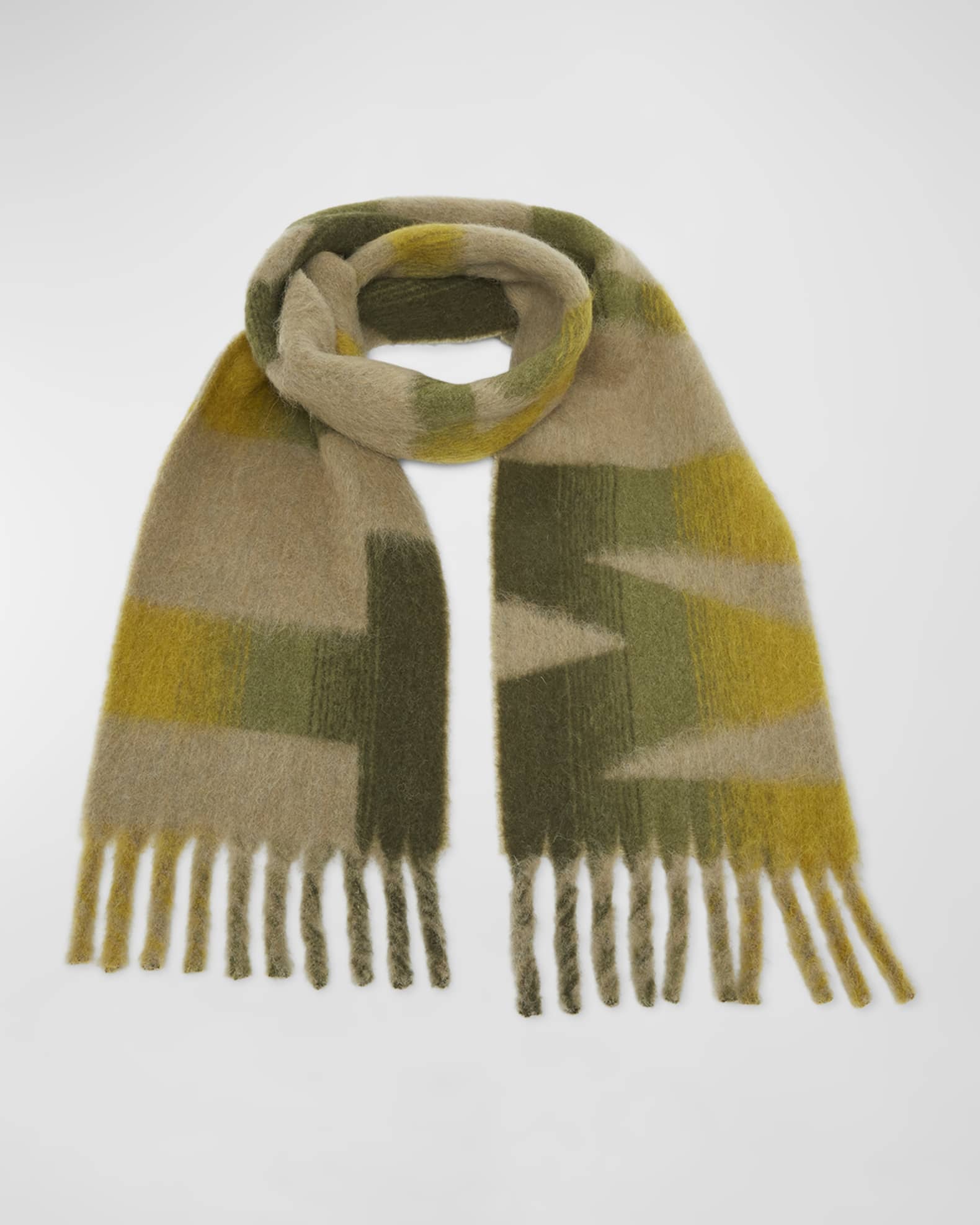 Isabel Marant Loliana Logo Wool-Blend Scarf | Neiman Marcus
