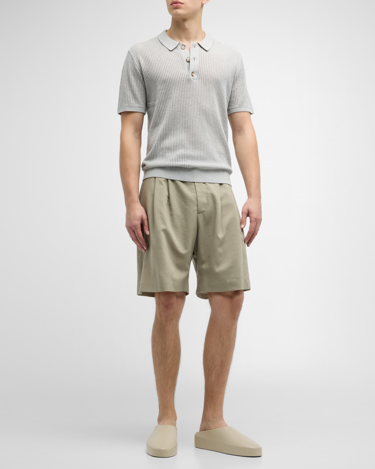 Rails Men's Nathan Knit Polo Shirt | Neiman Marcus