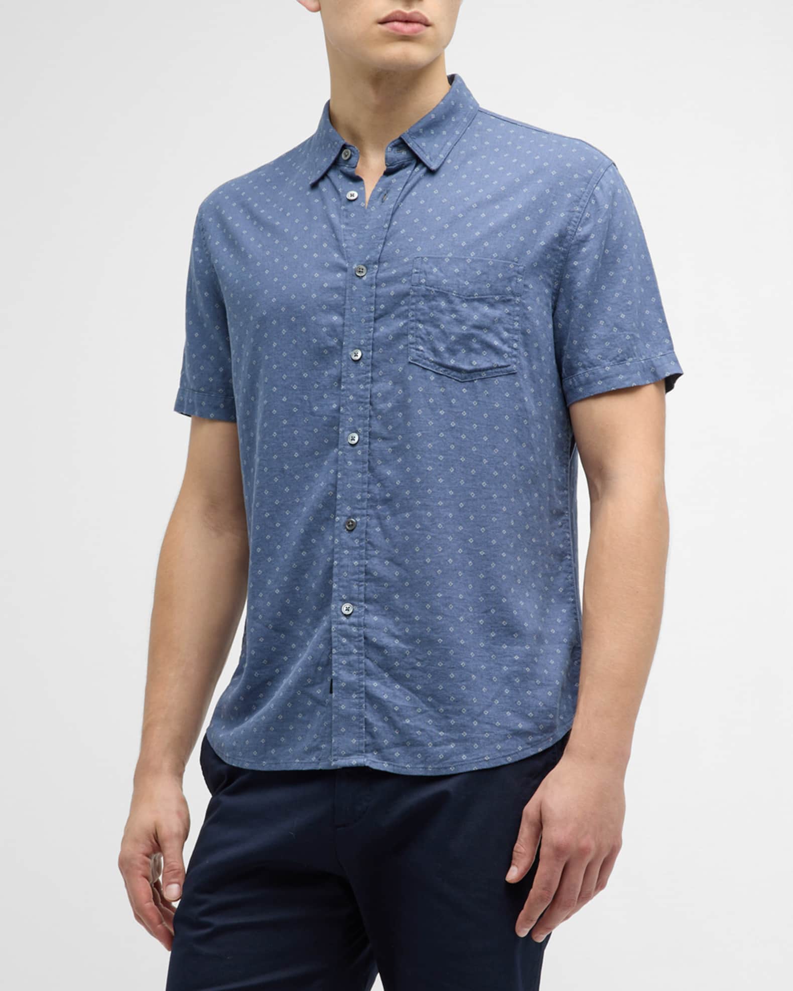 Rails Men's Patterned Button-Down Shirt | Neiman Marcus