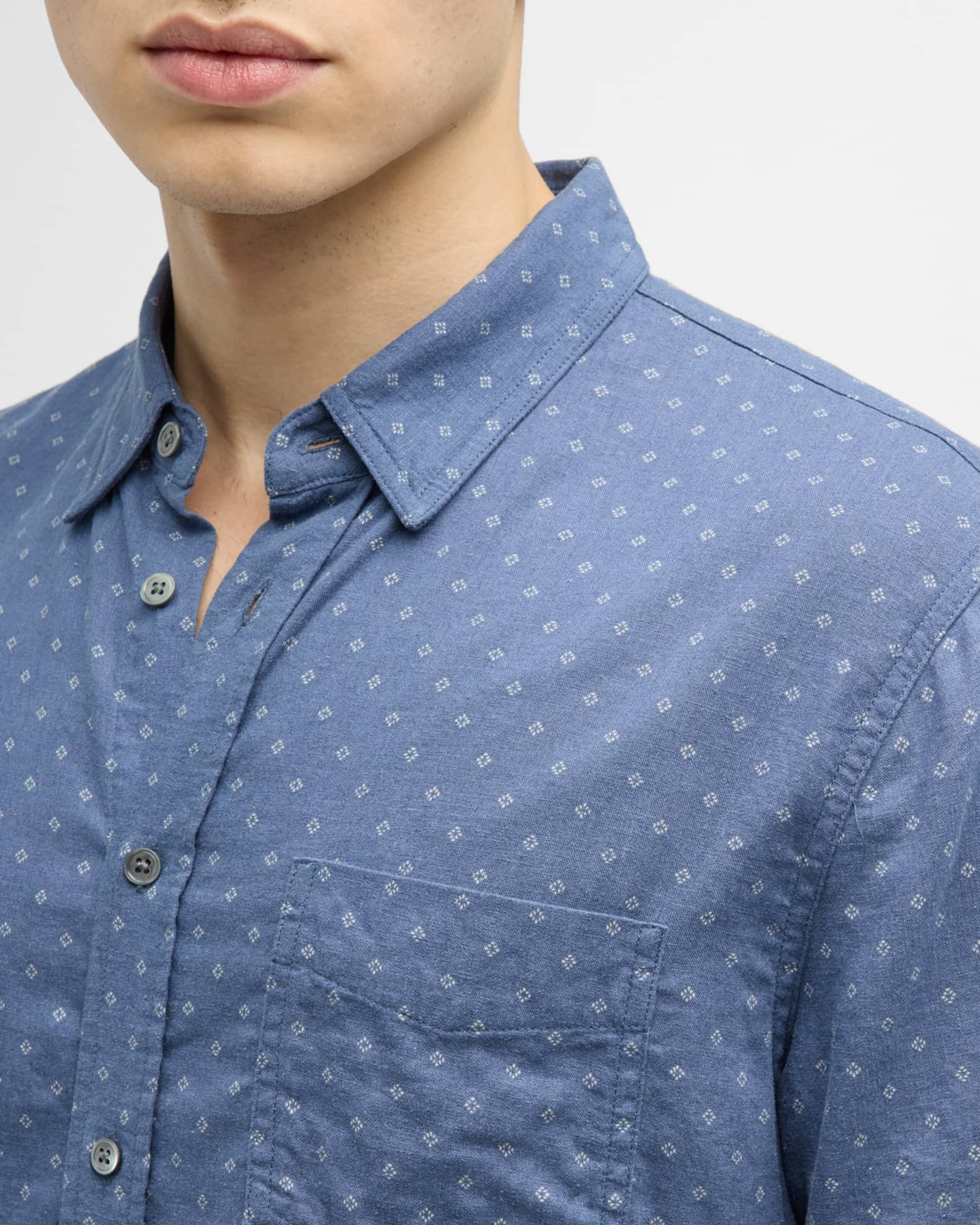 Rails Men's Patterned Button-Down Shirt | Neiman Marcus