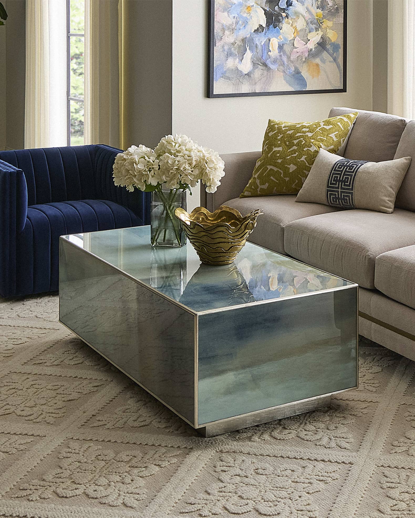 John-Richard Collection Carol Benson-Cobb's Slated Cocktail Table ...