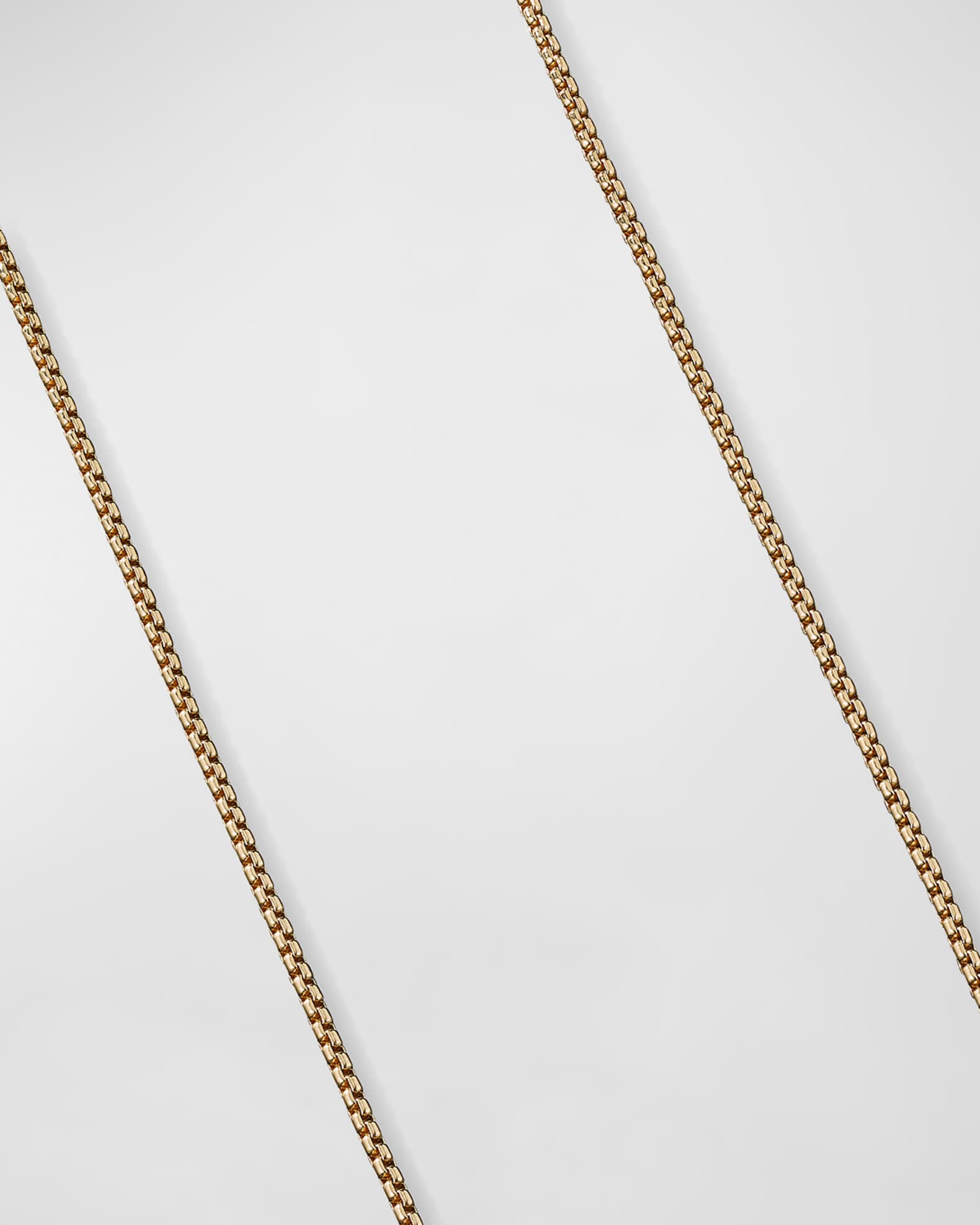 David Yurman Box Chain Necklace in 18K Gold, 1.7mm, 18"L | Neiman Marcus