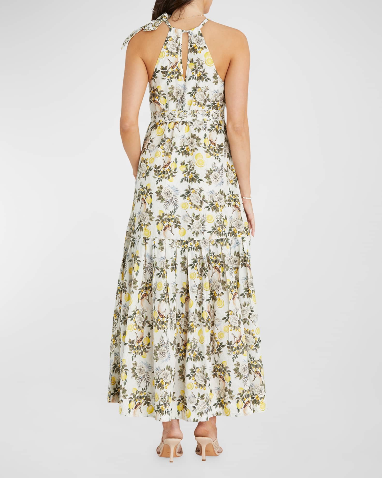 Aqua Blu Australia Clementine Zoe Halter Maxi Dress | Neiman Marcus