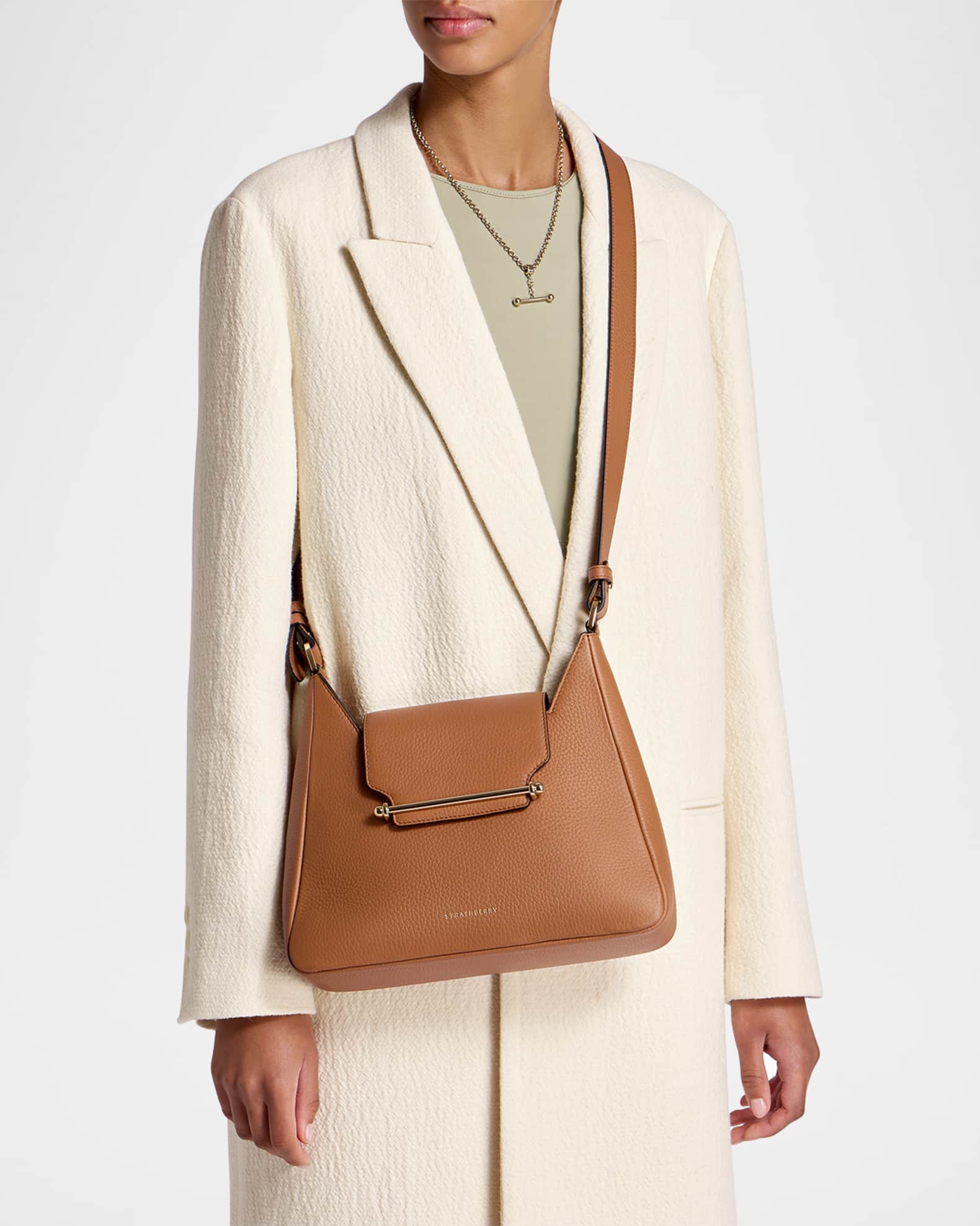 Multrees Grain Leather Hobo Bag | Neiman Marcus